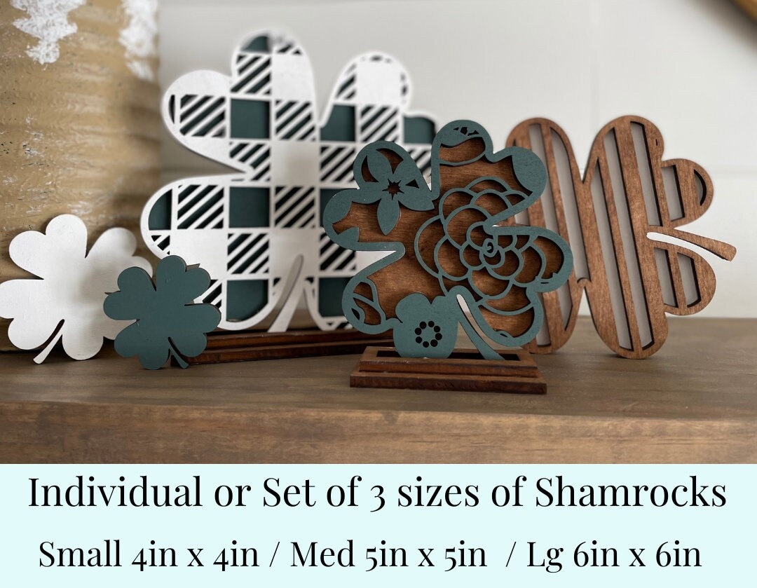 Shamrock Shelf Sitter - Etsy