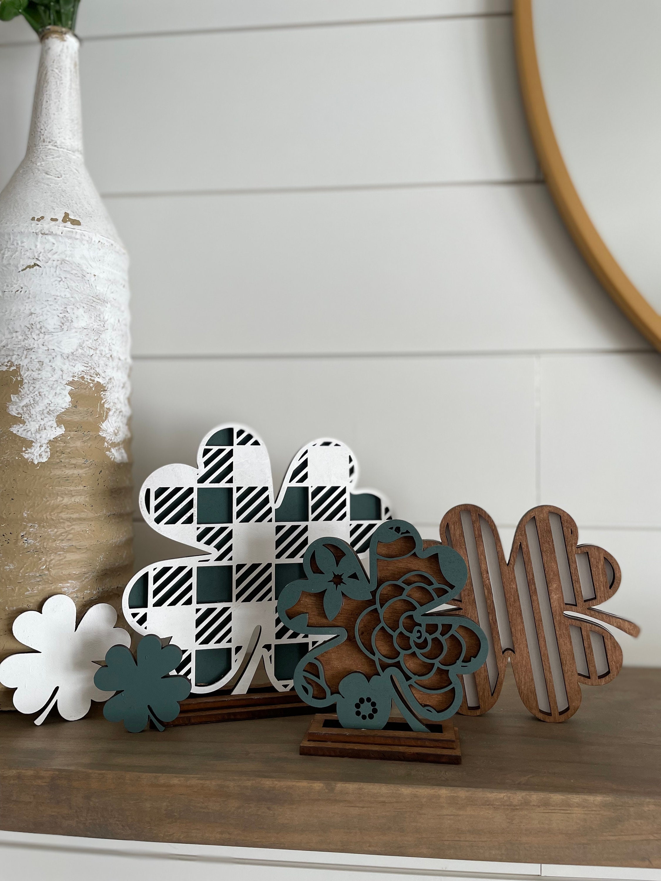 Shamrock Shelf Sitter - Etsy