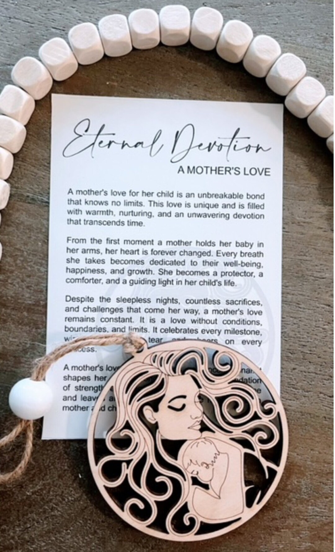 Eternal Devotion Ornament | Mother's Day Ornament | Mother's Day Bond ...