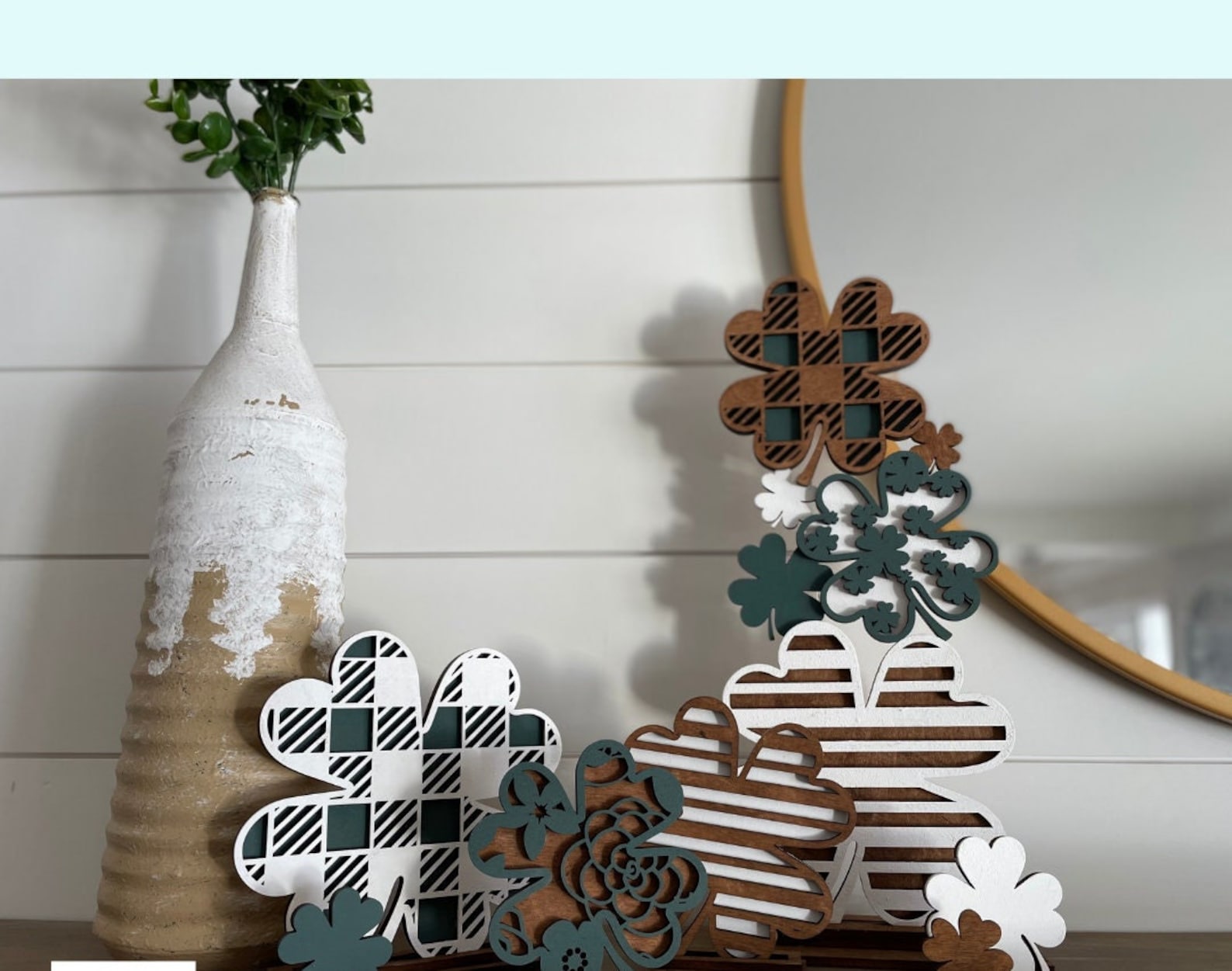 Shamrock Shelf Sitter - Etsy