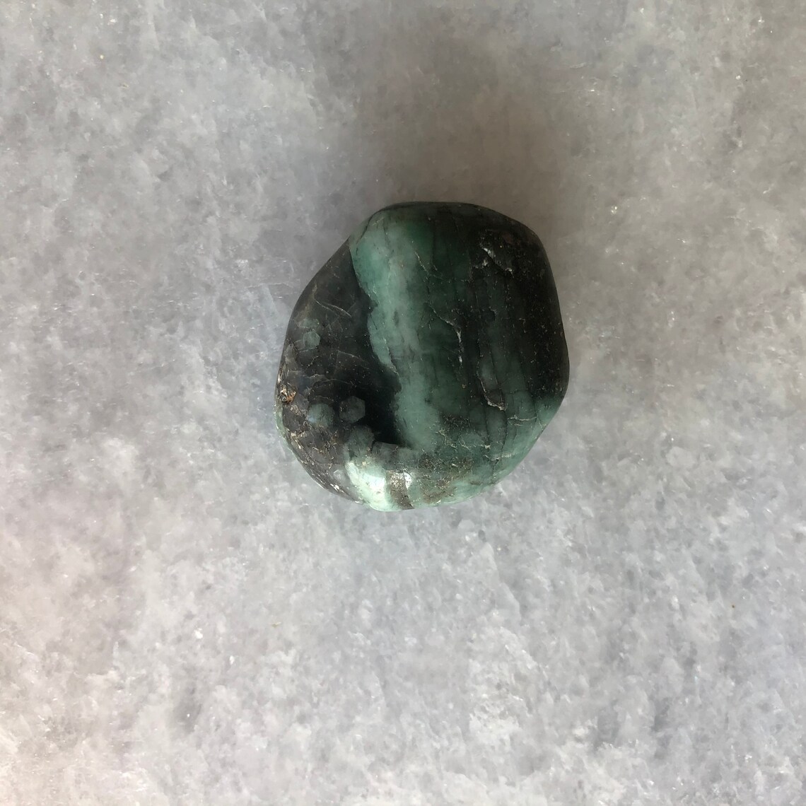Polished Emerald Stone (raw) - Etsy