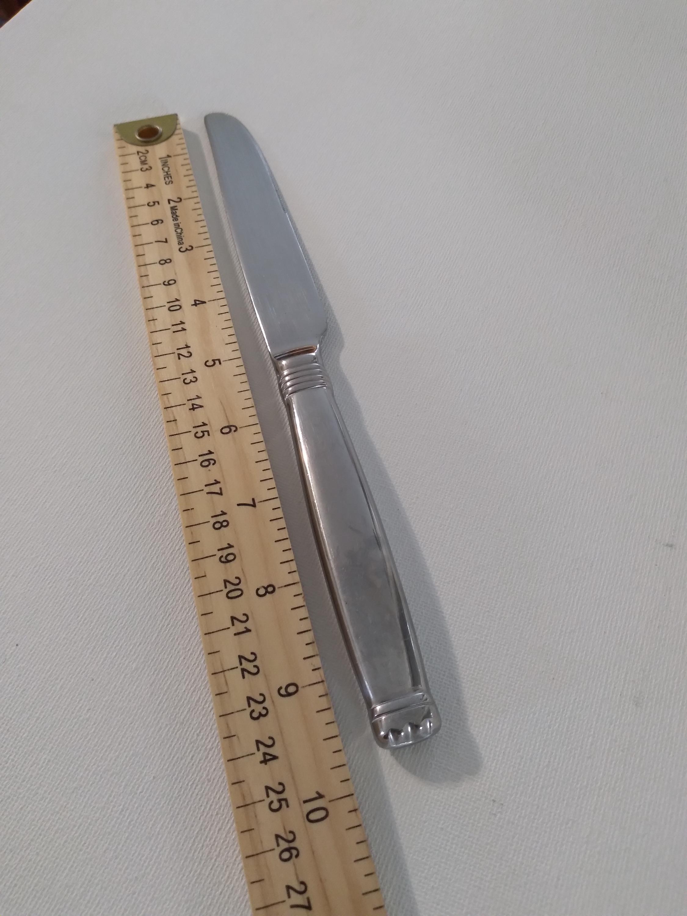 Tuttle Tiara 2 Dinner Knives Glossy Stainless Flatware - Etsy