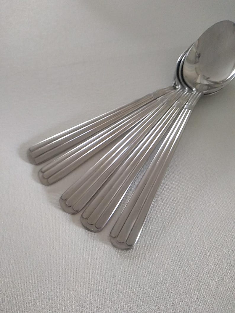 Wallace Centennial 5 Soup Spoons Glossy Stainless - Etsy
