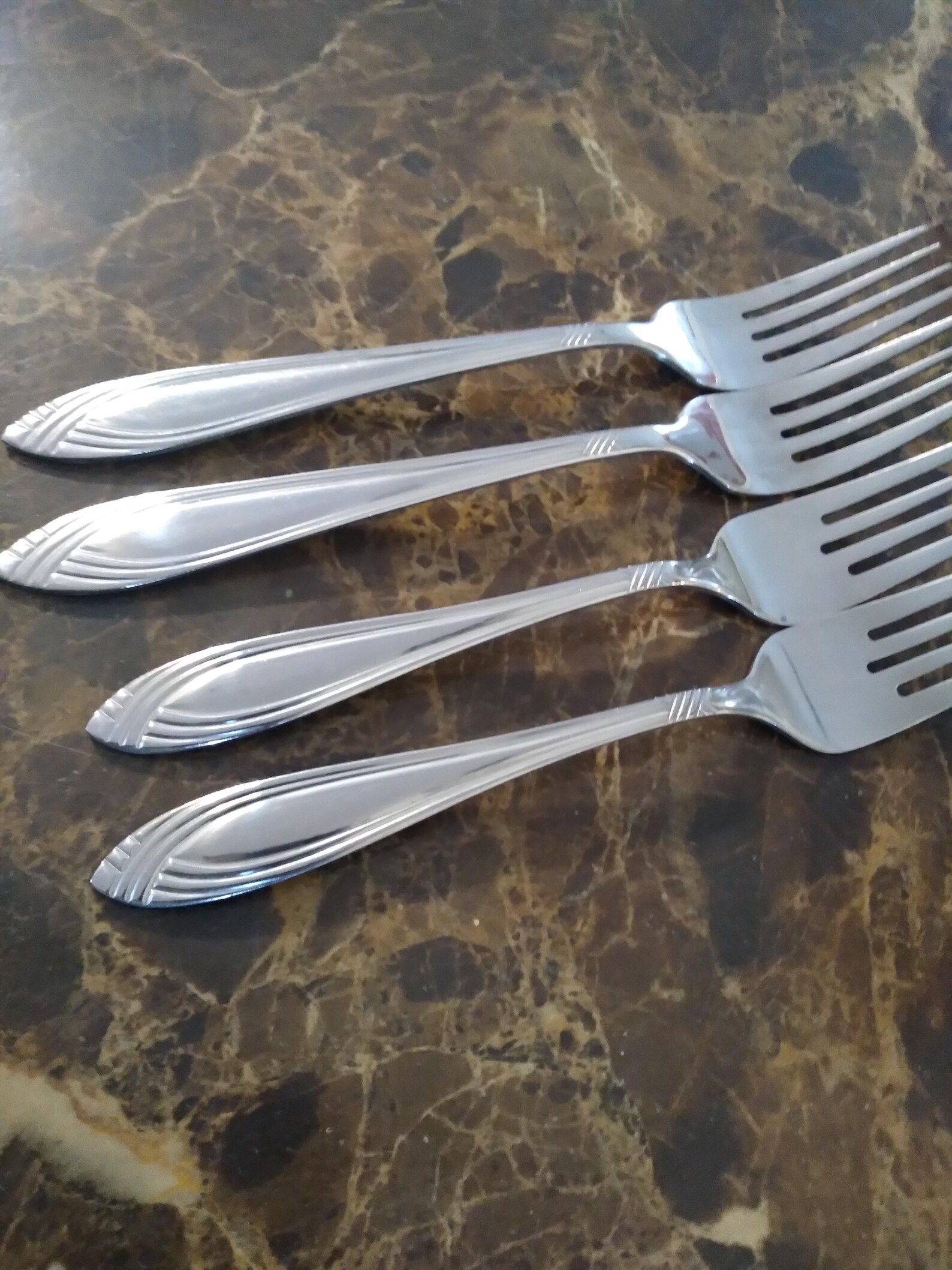 Oneida Windward 2 Dinner Forks and 2 Salad Forks - Etsy