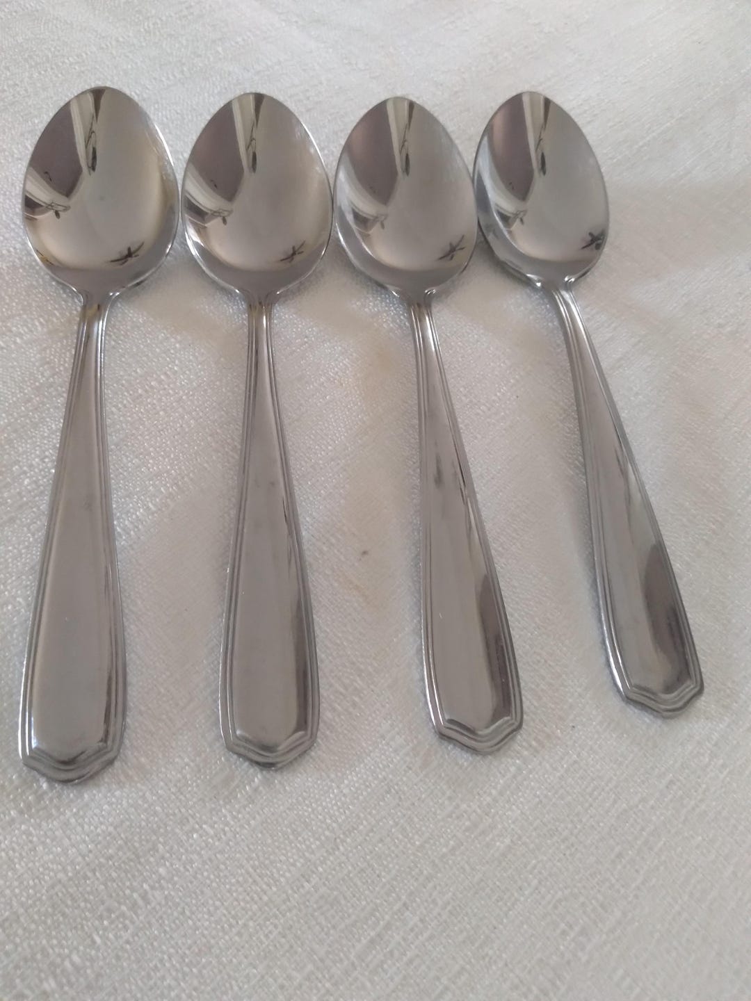 Reed and Barton Tarbor / Tabor 4 Teaspoons Glossy Stainless Flatware - Etsy