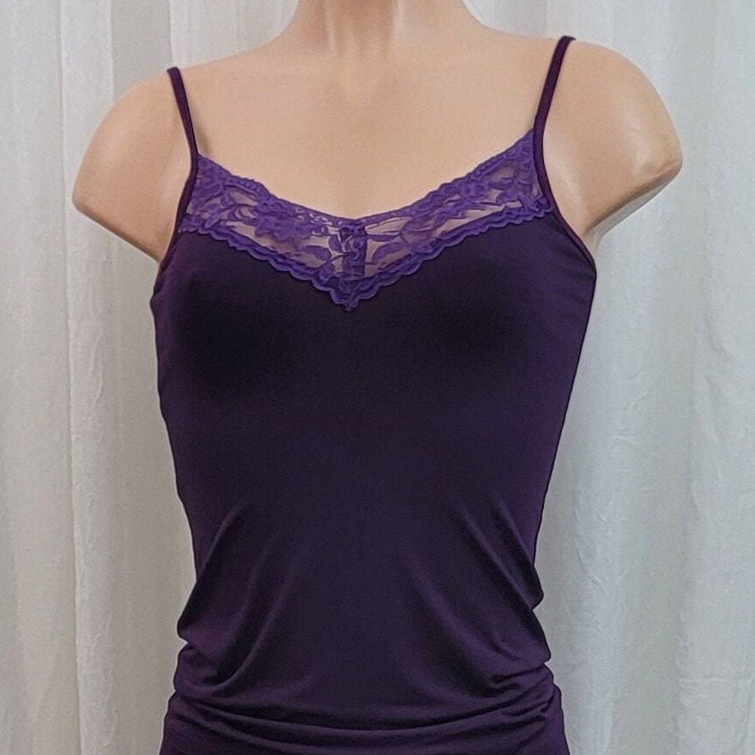 New the Cami Shop Lace Trim Camisole purple - Etsy