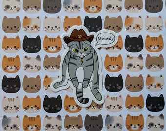 Meowdy Sticker - Etsy