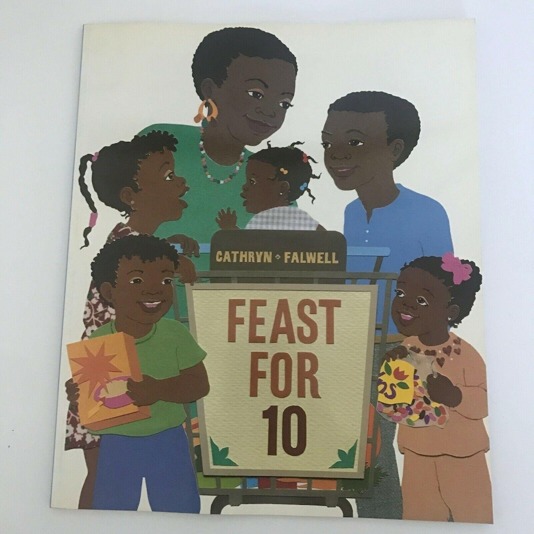 Feast for 10 by Cathryn Falwell Paperback Children's Book Learning ...
