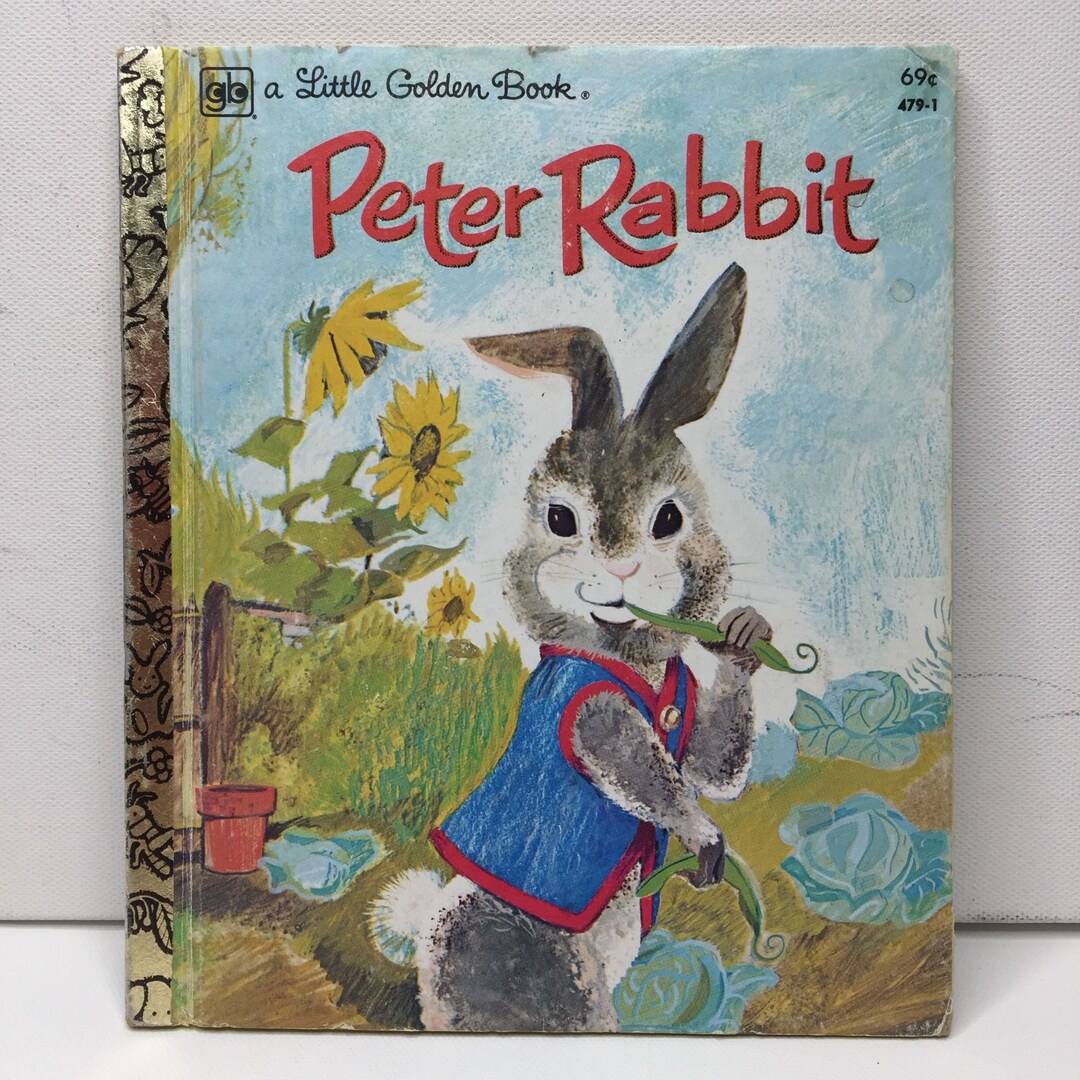 Vintage A Little Golden Book Peter Rabbit by Beatrix Potter Folktale ...