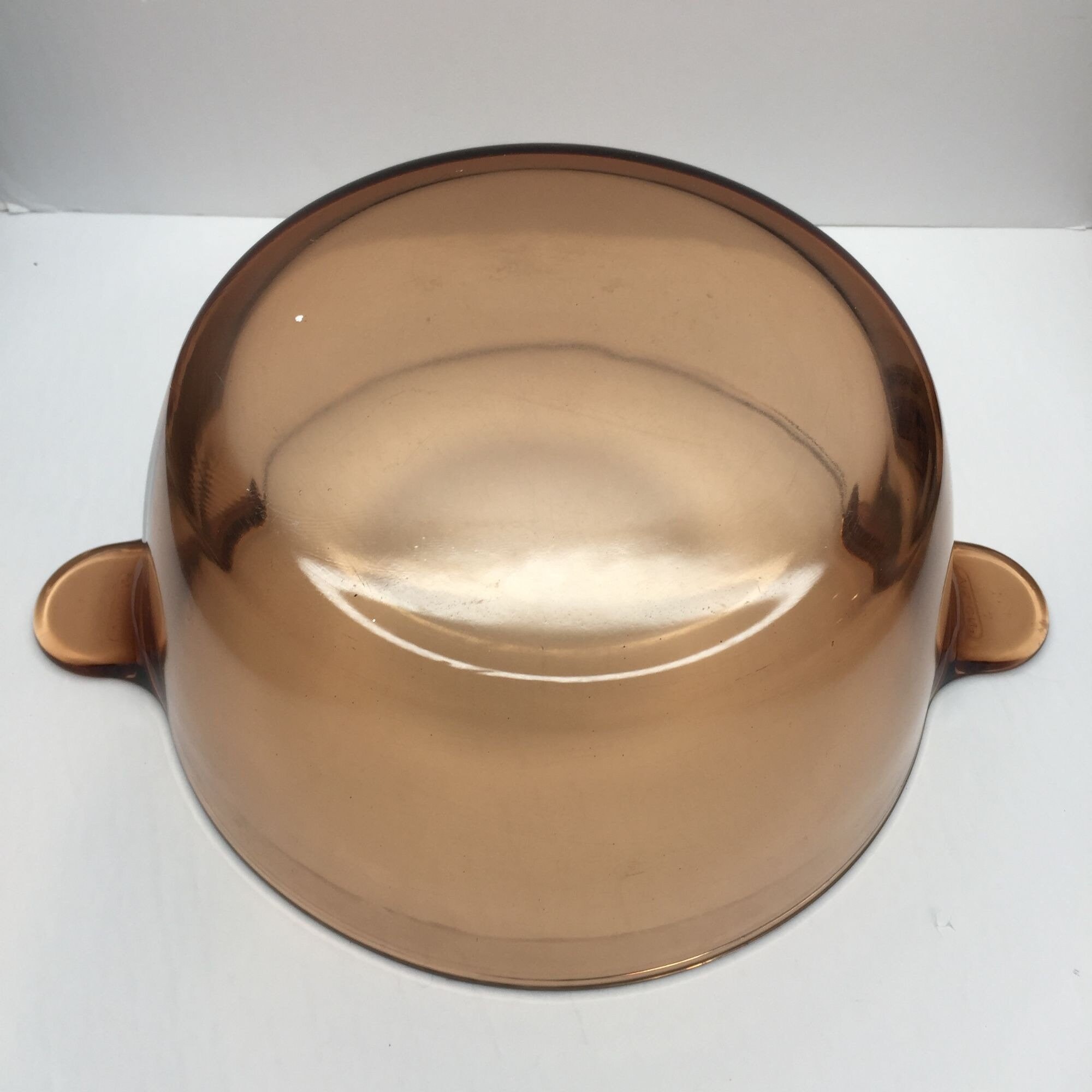 Pyrex Vision Corning Ware 4.5L Amber Glass Stew Pot Lid Kitchen W B 5 ...