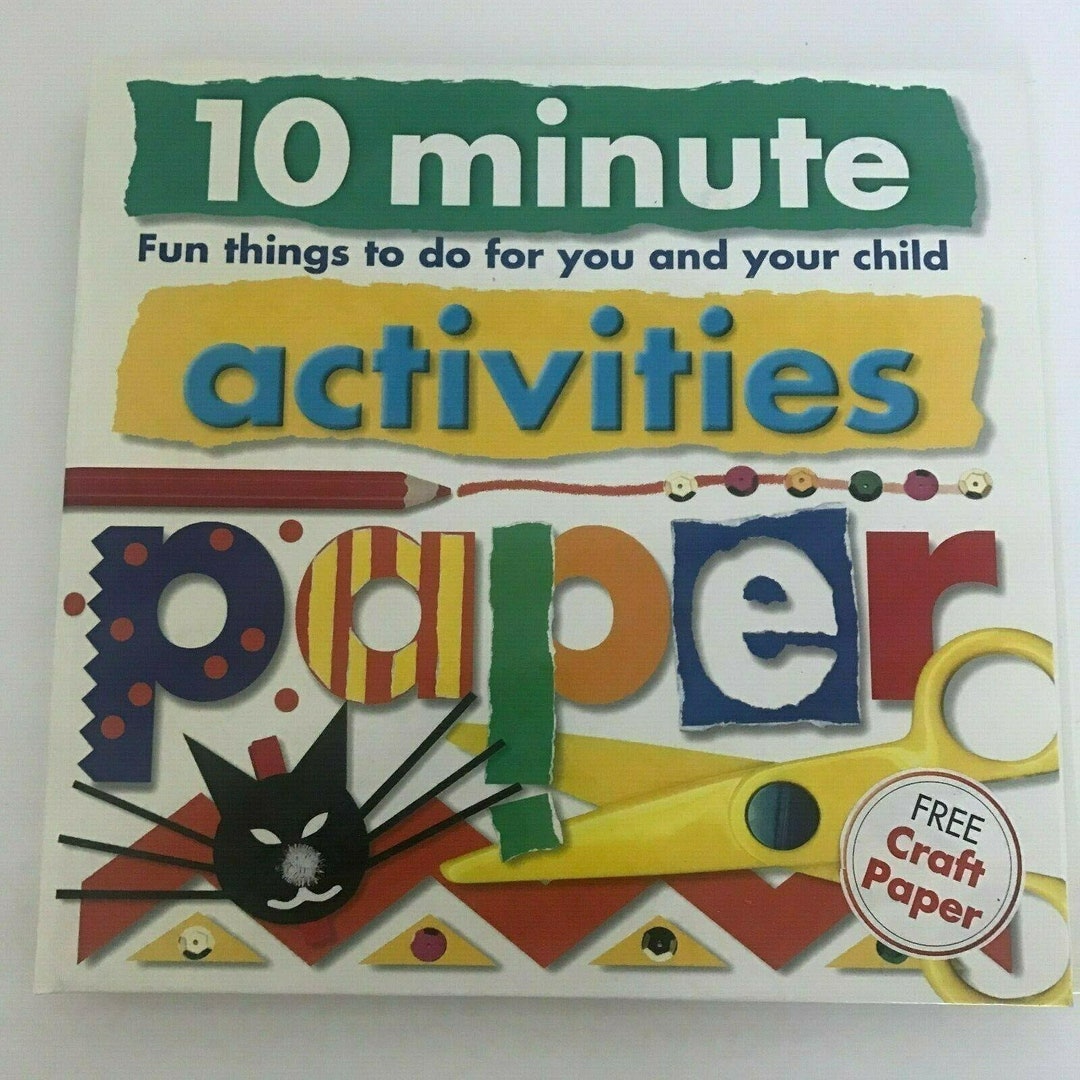 10 Minute Activities Paper Fun Things to Do for You and Your - Etsy