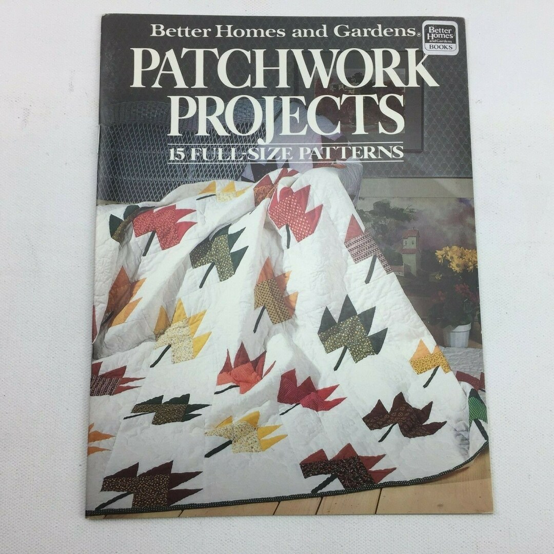 Vintage Better Homes & Gardens Patchwork Projects Book 15 Patterns Sewing Craft - Etsy