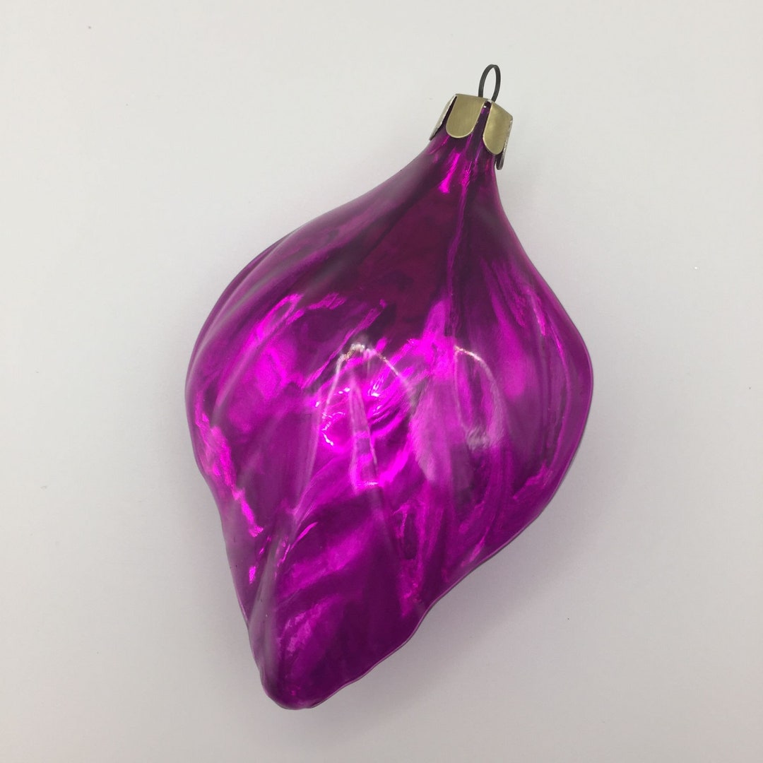 Vintage Purple Plastic Christmas Tree Ornament Holiday Home Decor - Etsy