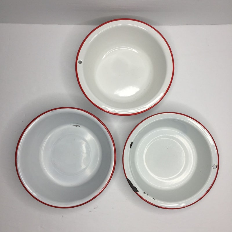 White Enamelware - Etsy