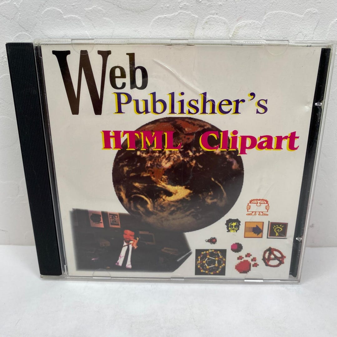 Vintage 1997 Web Publisher's HTML Clipart Vol 2 Page Designer CD ...