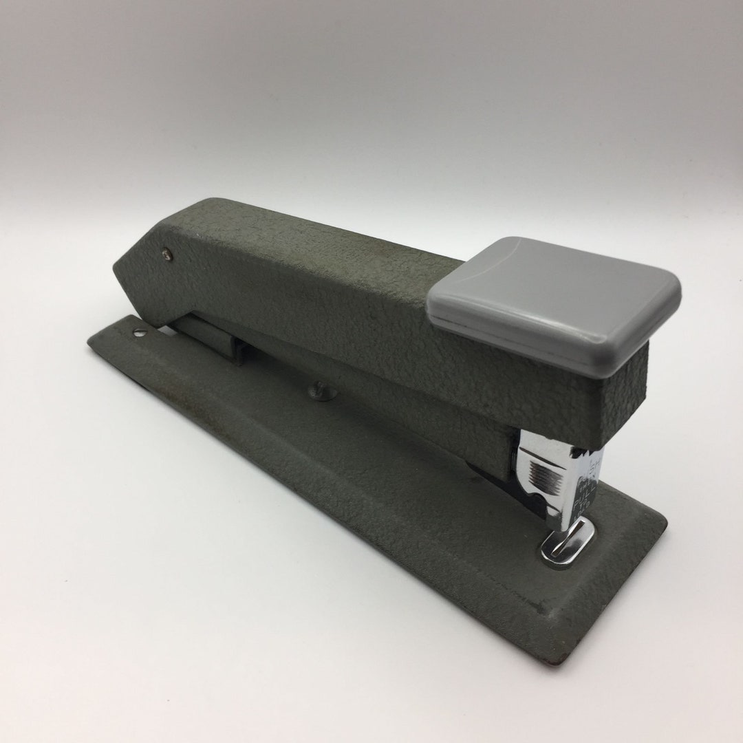 Vintage Retro Bostitch Stapler Heavy Duty Gray Work Office Desk ...