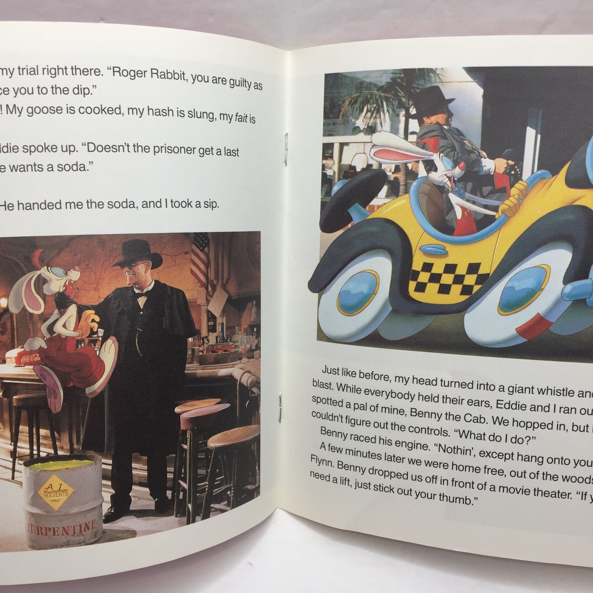 Vintage Disney Who Framed Roger Rabbit Story Book Music Photos Motion ...