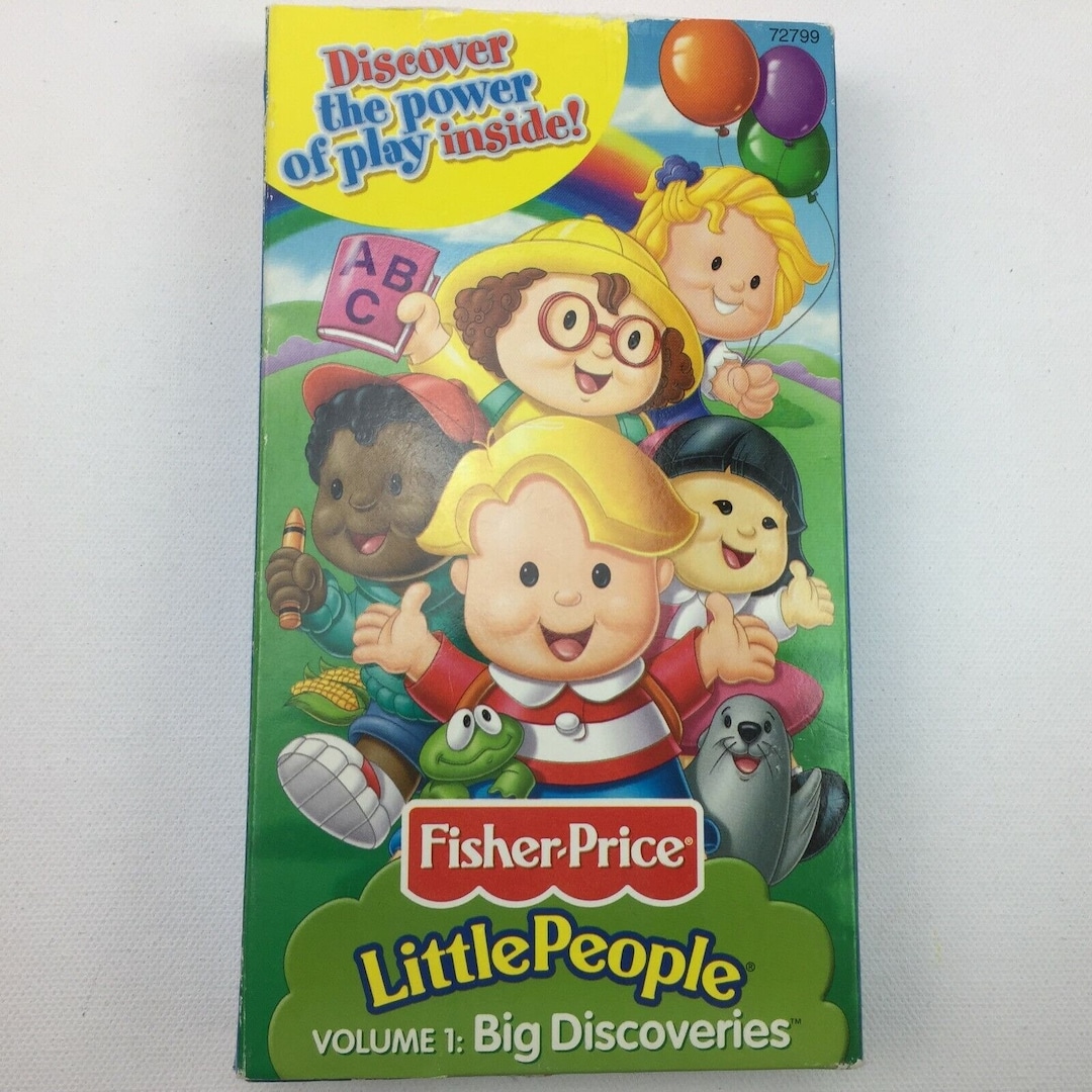 VHS Egmont Imagination Fisher-price Little People Volume 1 Tape Big ...