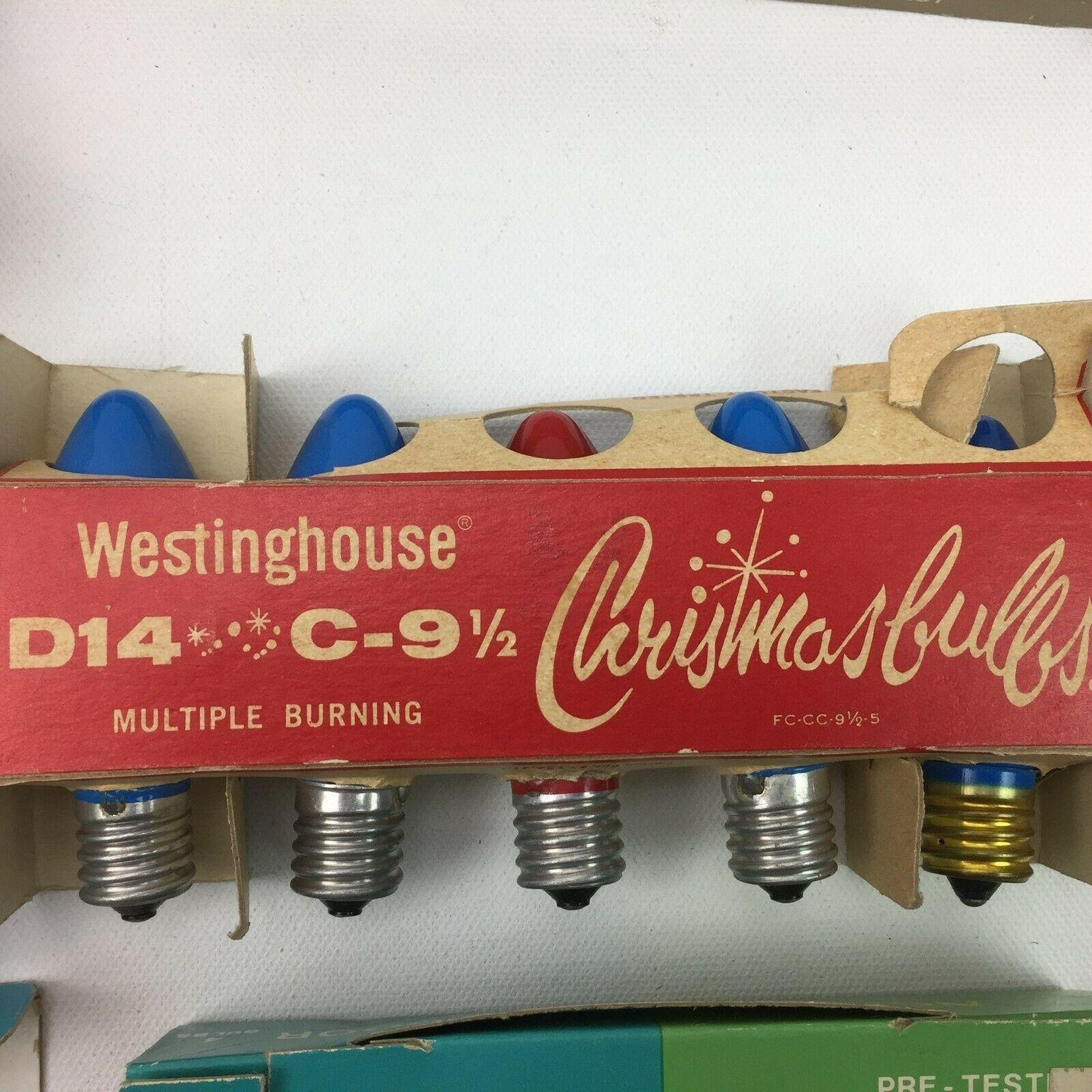 Vintage Sears General Electric Christmas Blue Bulbs Lamps D14 - Etsy ...