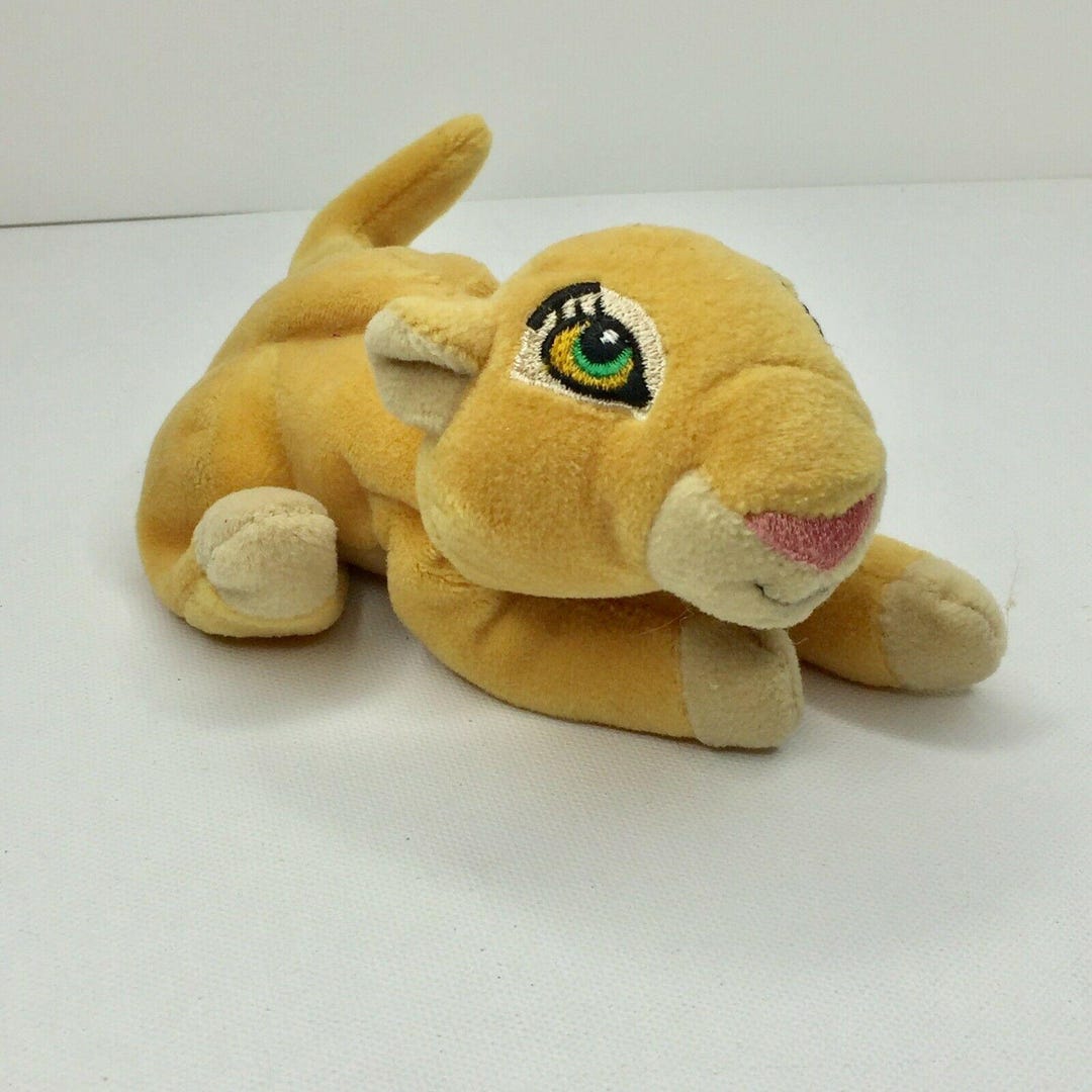 Disney the Lion King Nala Young Cub 7" Beanie Bean Bag Plush Stuffed ...