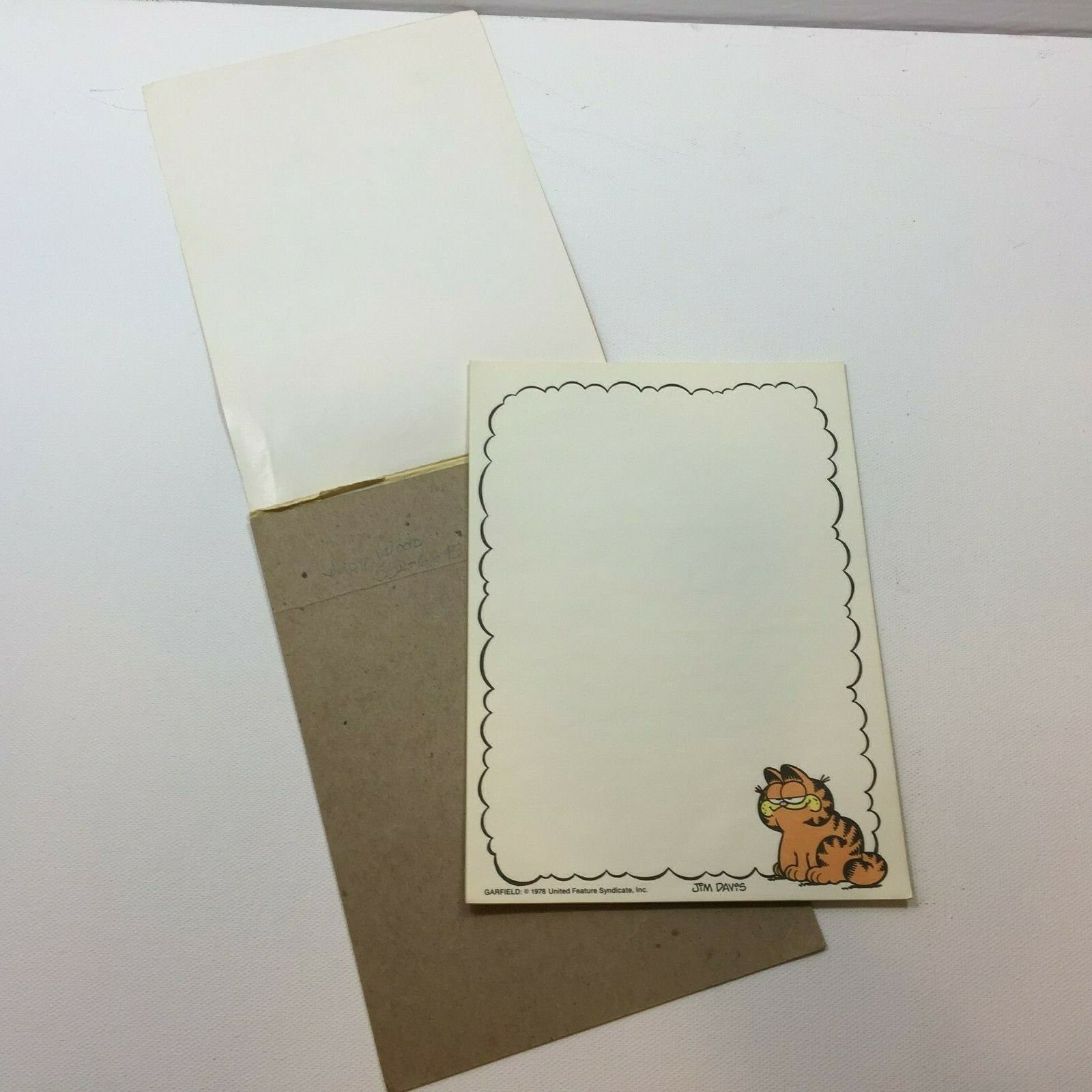 Vintage Garfield Writing Tablet Note Pads to Do Get Organized Lined ...