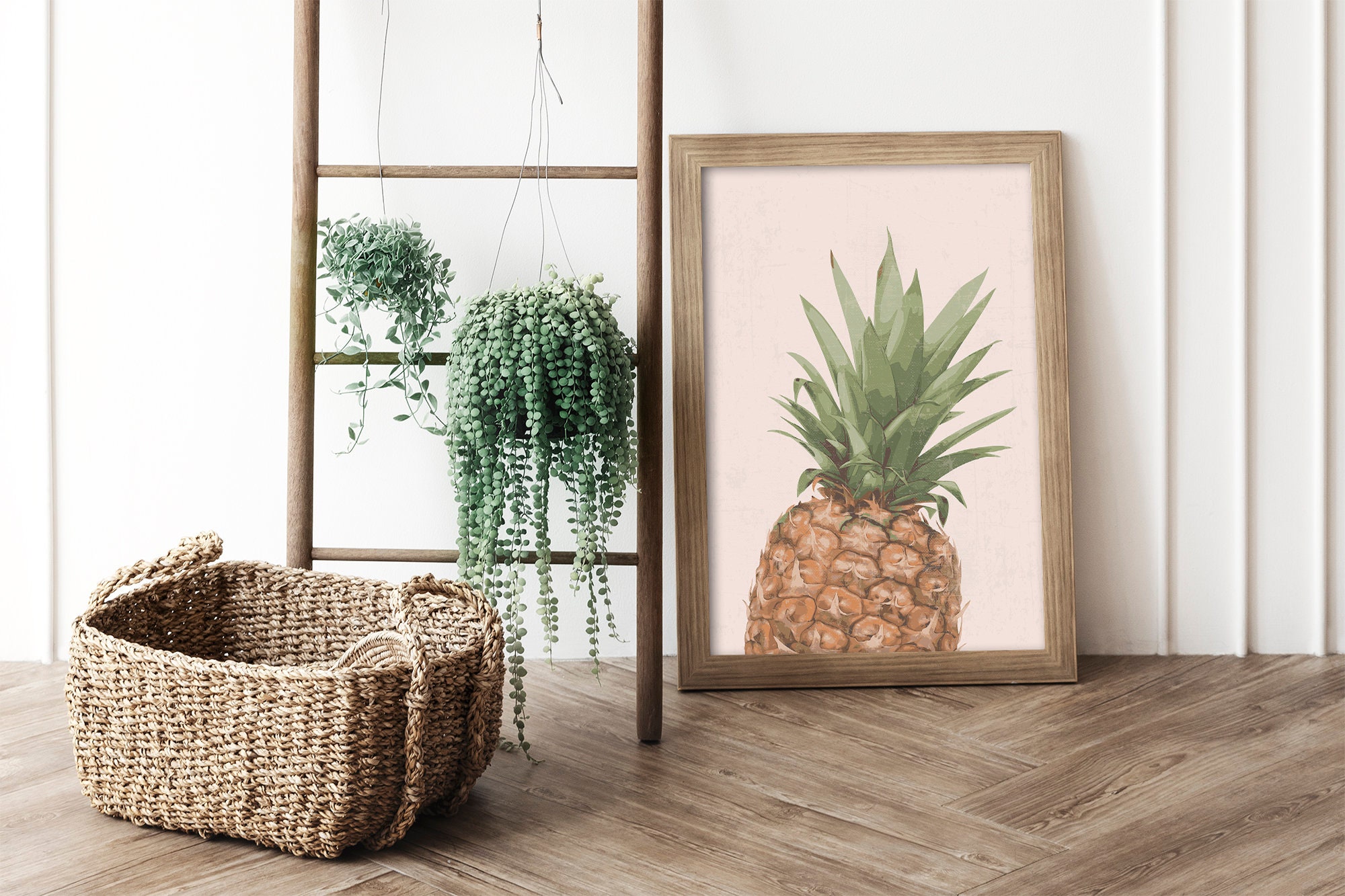 Ananas-Druck Poster druckbare Wandkunst tropischen - Etsy.de