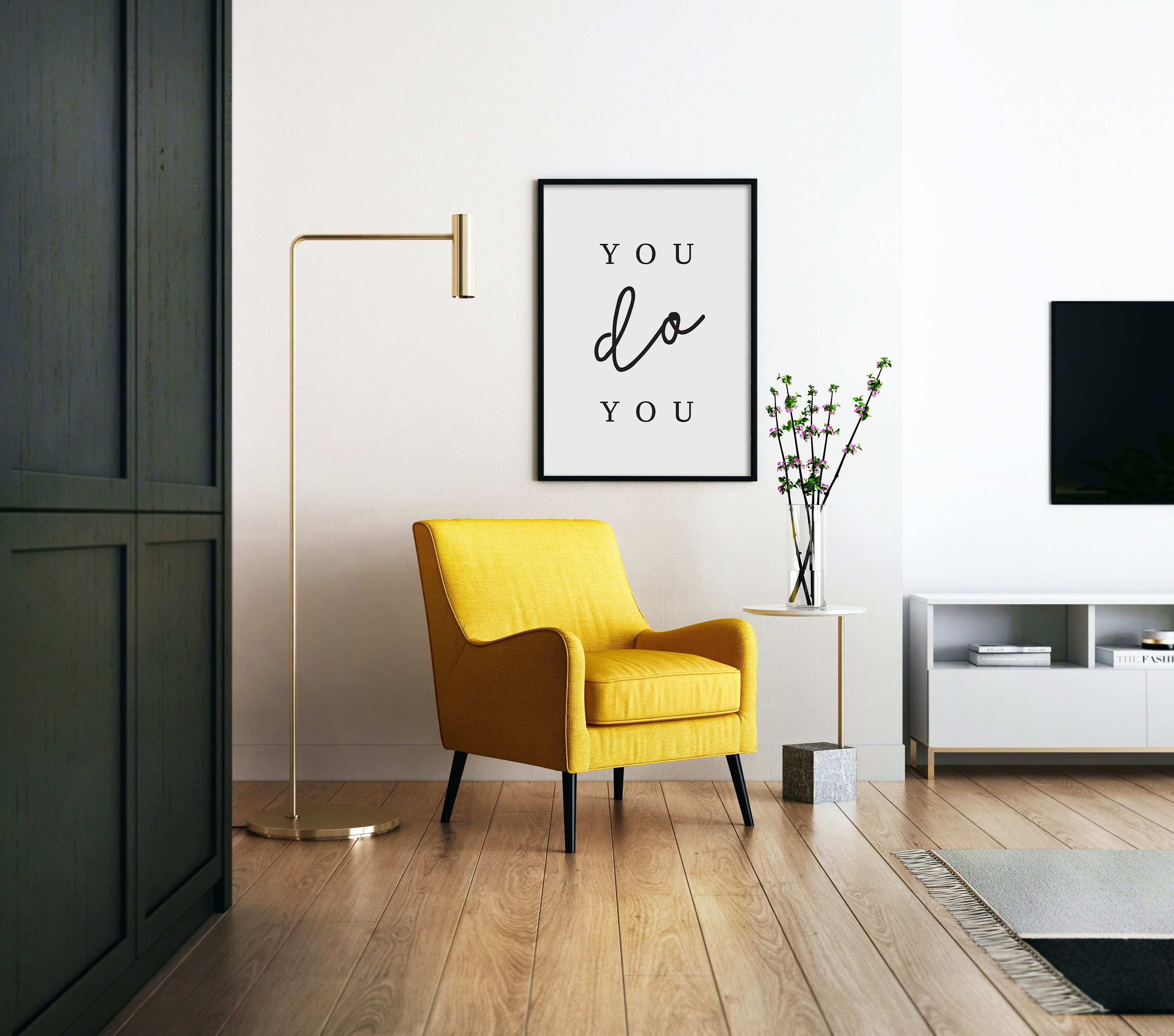 You Do You Quote Poster Printable Digital Art Download Minimal ...