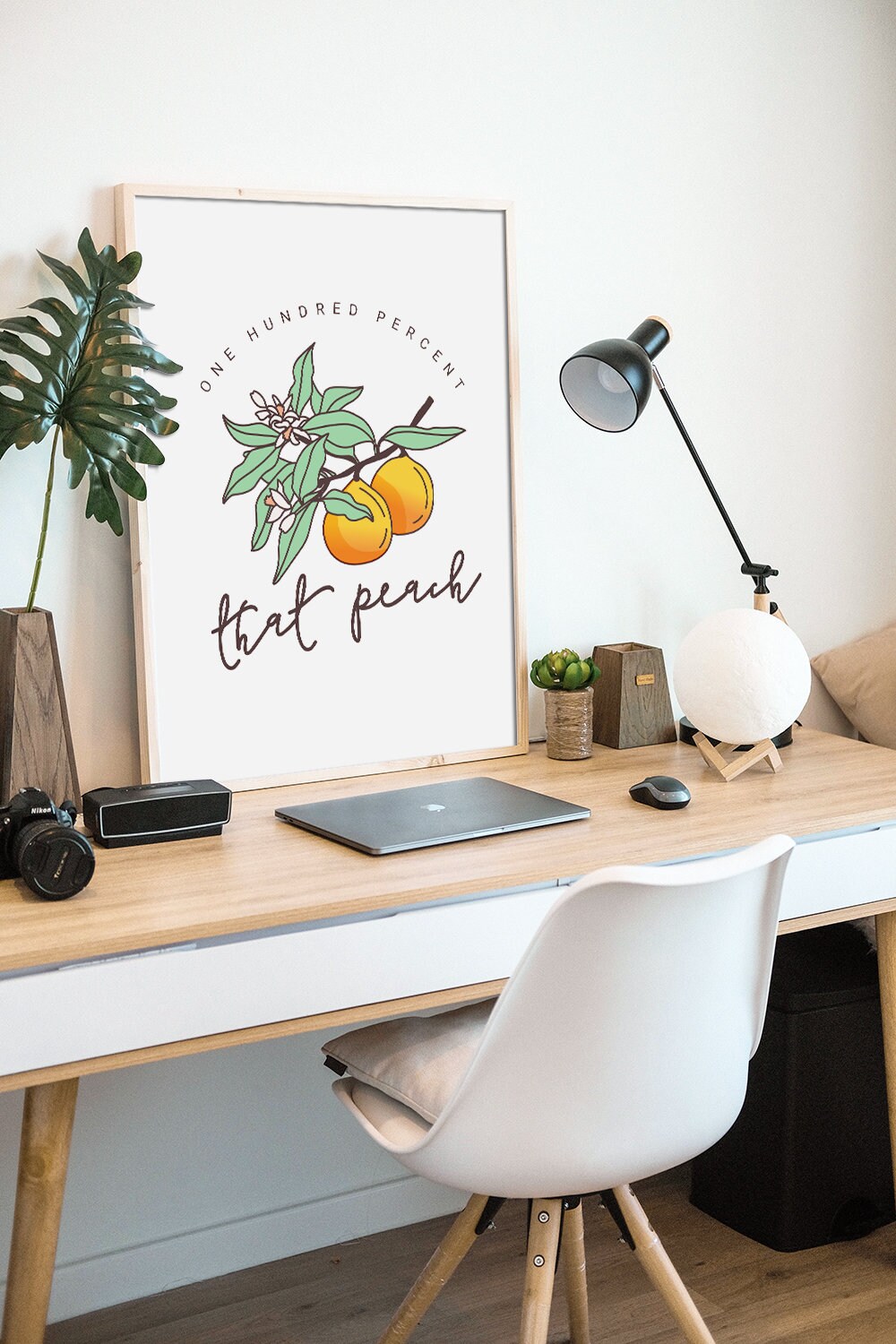 100 Percent That Peach Poster Printable Digital Art Download - Etsy