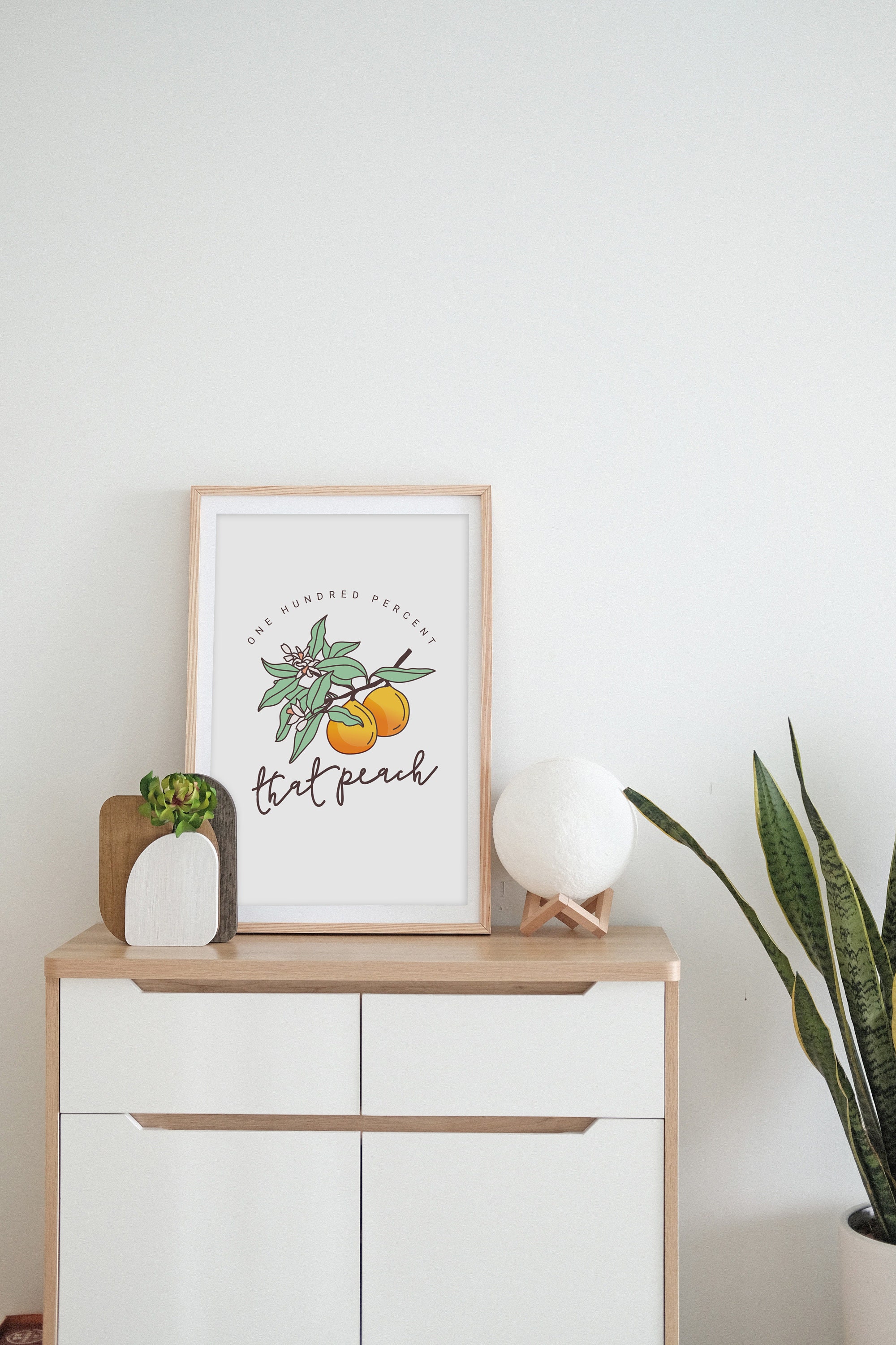 100 Percent That Peach Poster Printable Digital Art Download - Etsy