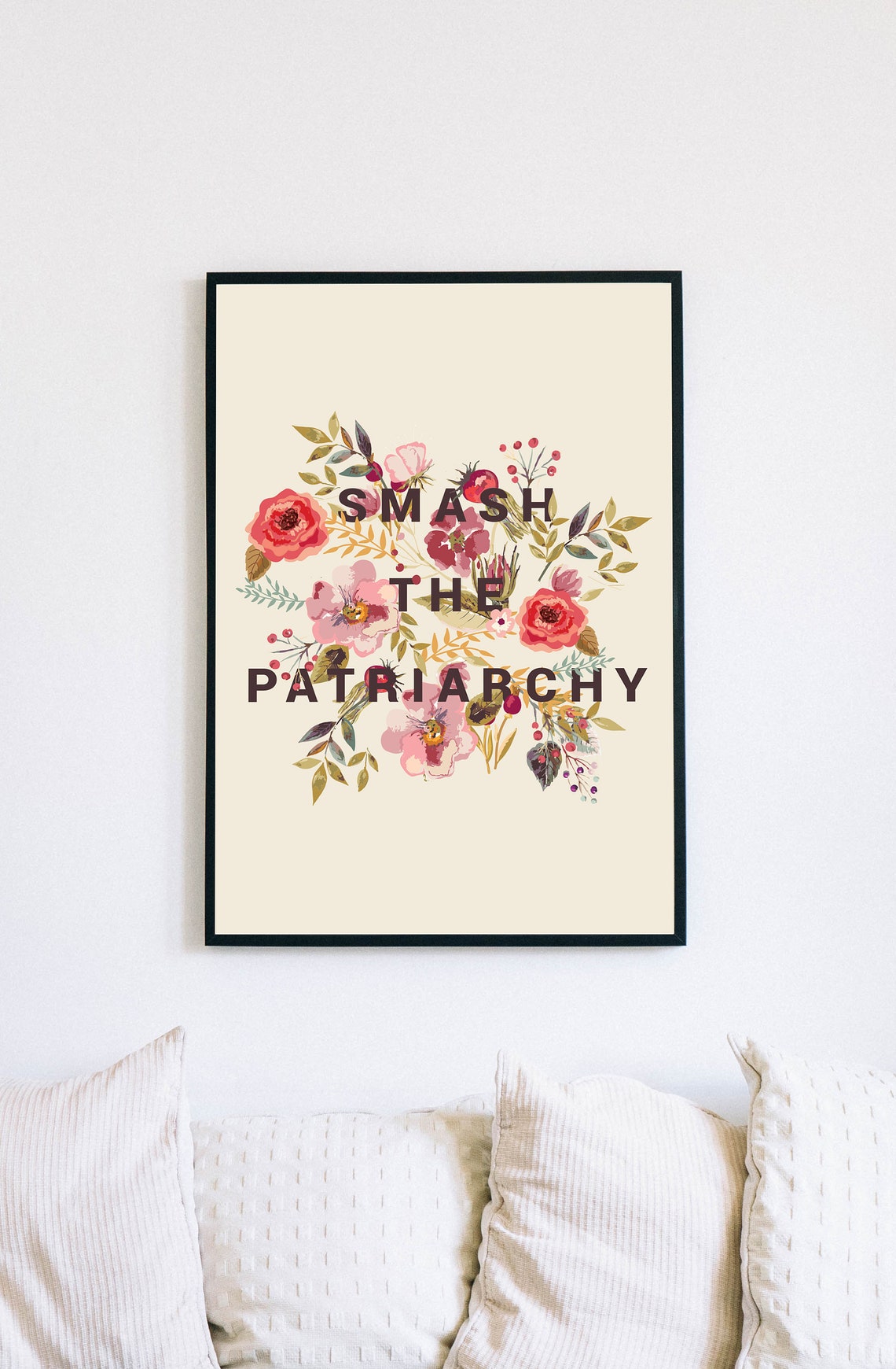 Smash the Patriarchy Feminist Quote Poster Printable Digital - Etsy