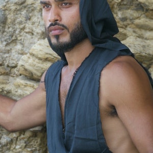 Unisex Black Postapocalyptic Vest, Burning Man Music Festival ...