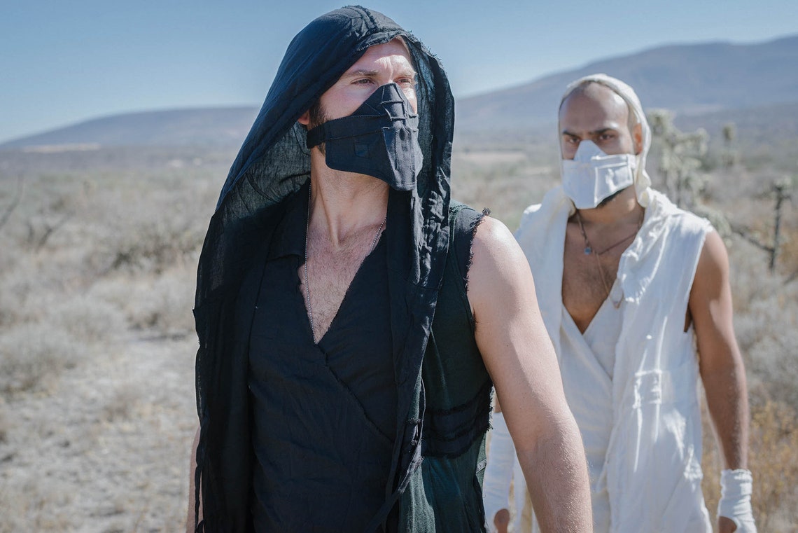 Unisex Black Postapocalyptic Vest, Burning Man Music Festival ...