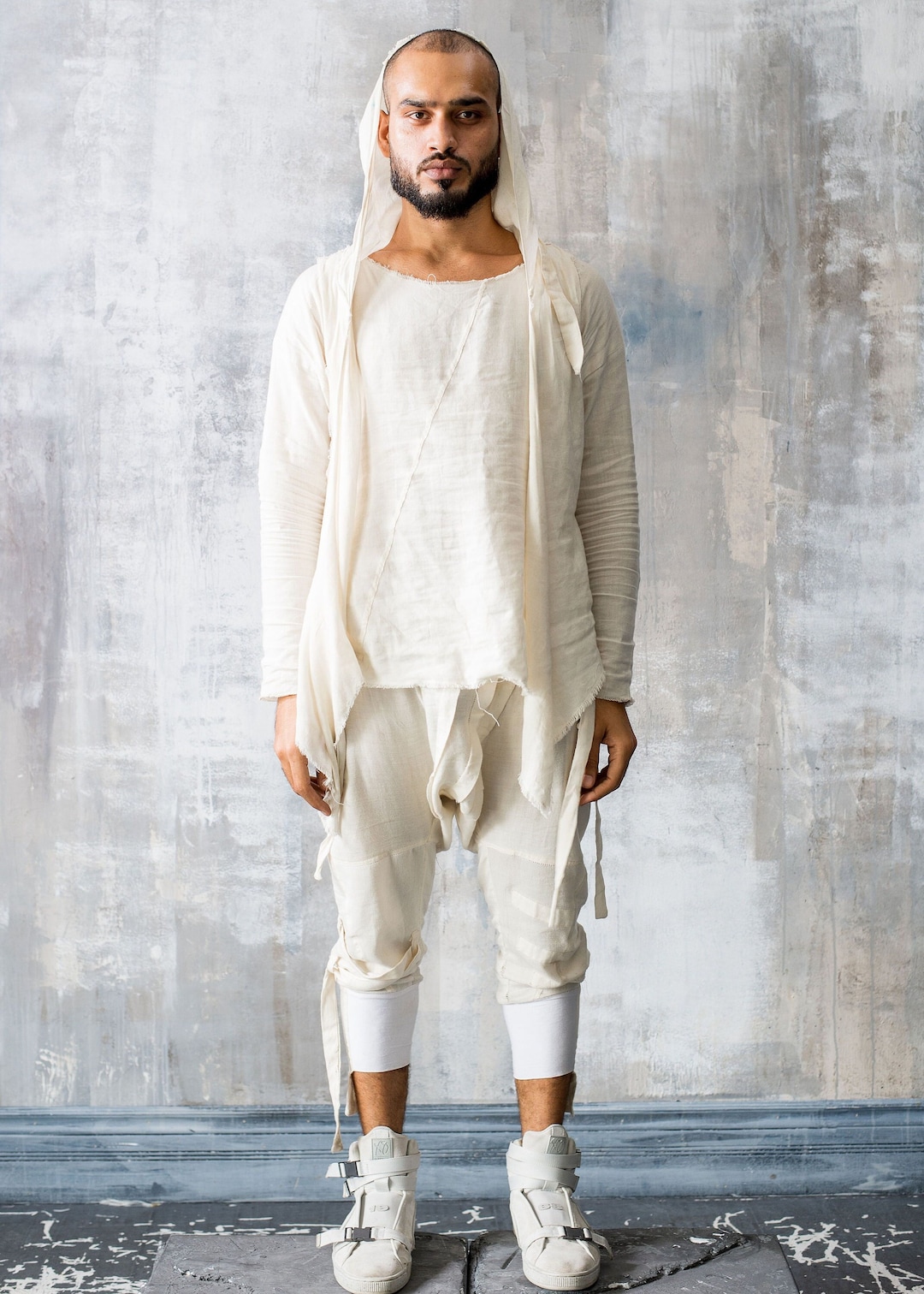 Lum Shirt, Bamboo Long Sleeve Men's Shirt – Bedouin Style, Festival ...