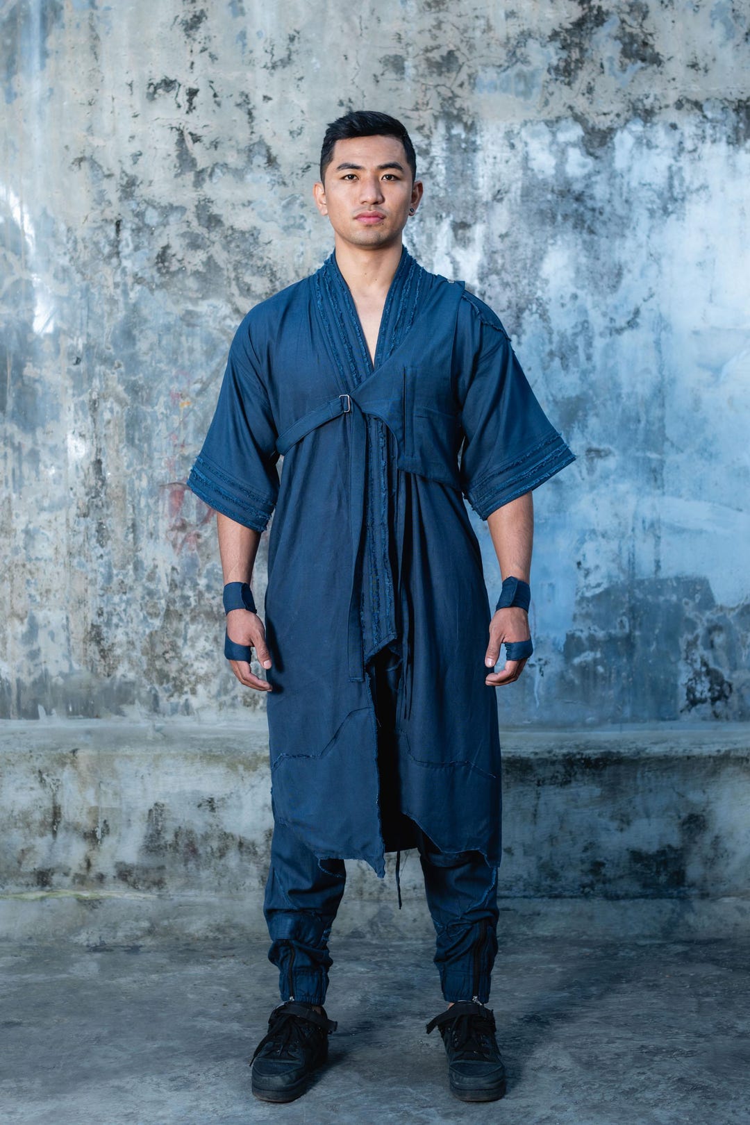 Shinzen Kimono in Cobalt Blue | Tulum Clothing | Festival Kimono ...