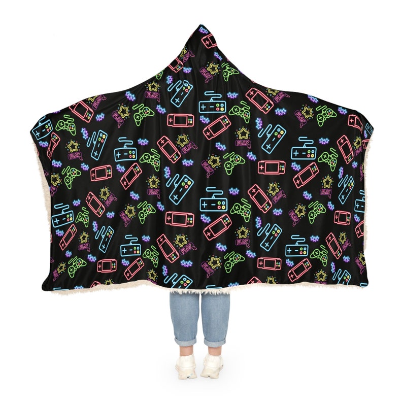 Level up Your Comfort With Our Gaming-inspired Hooded Blanket | the ...