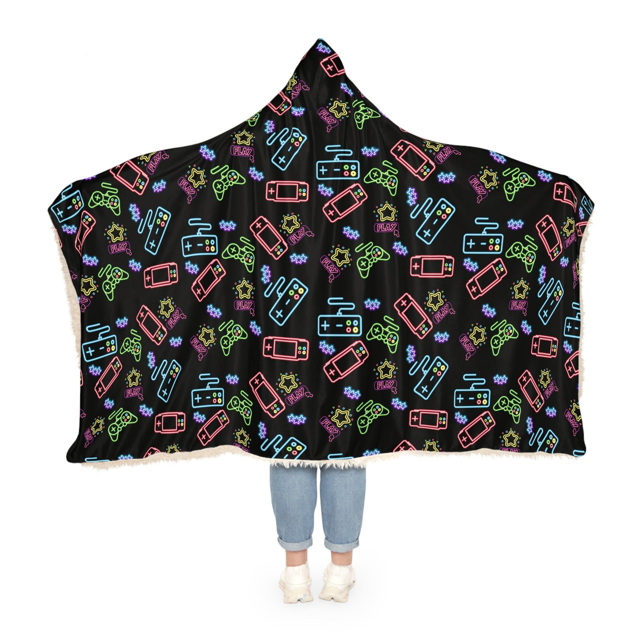 Level up Your Comfort With Our Gaming-inspired Hooded Blanket | the ...
