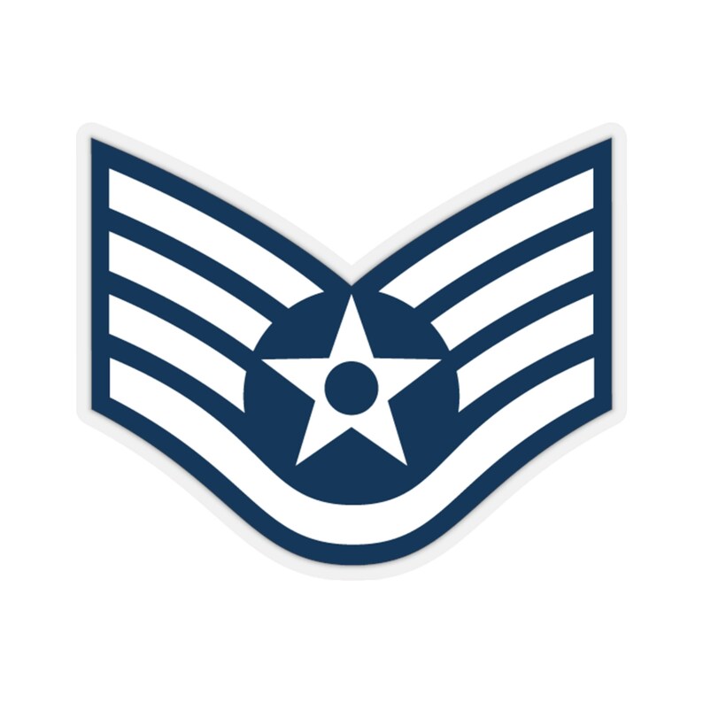 Ssgt Sticker | Ssgt Release Party | Rank Insignia | USAF Girlfriend - Etsy