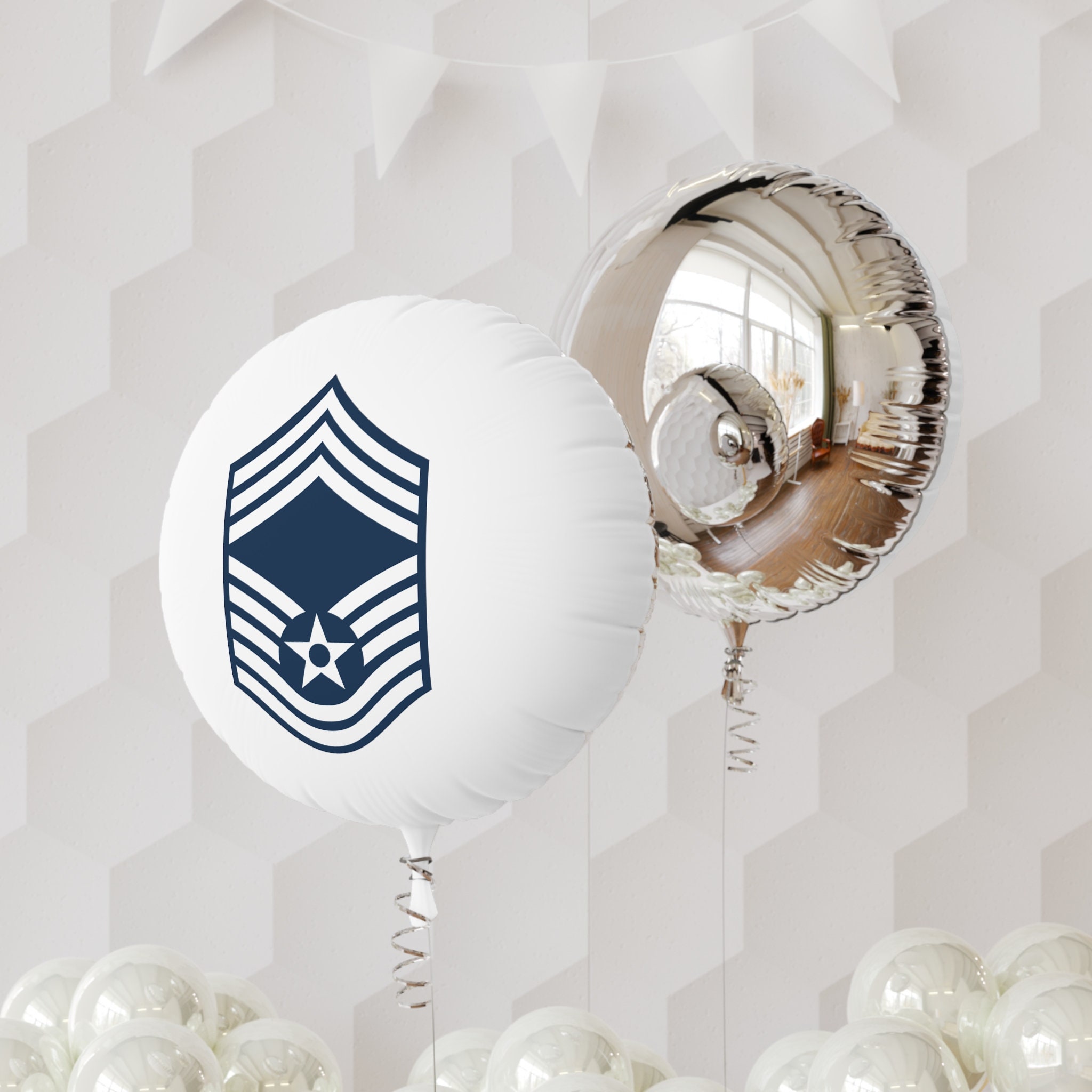 Cmsgt Balloon | Cmsgt Release Party | Rank Insignia | USAF Girlfriend Balloons| Helium Balloon ...