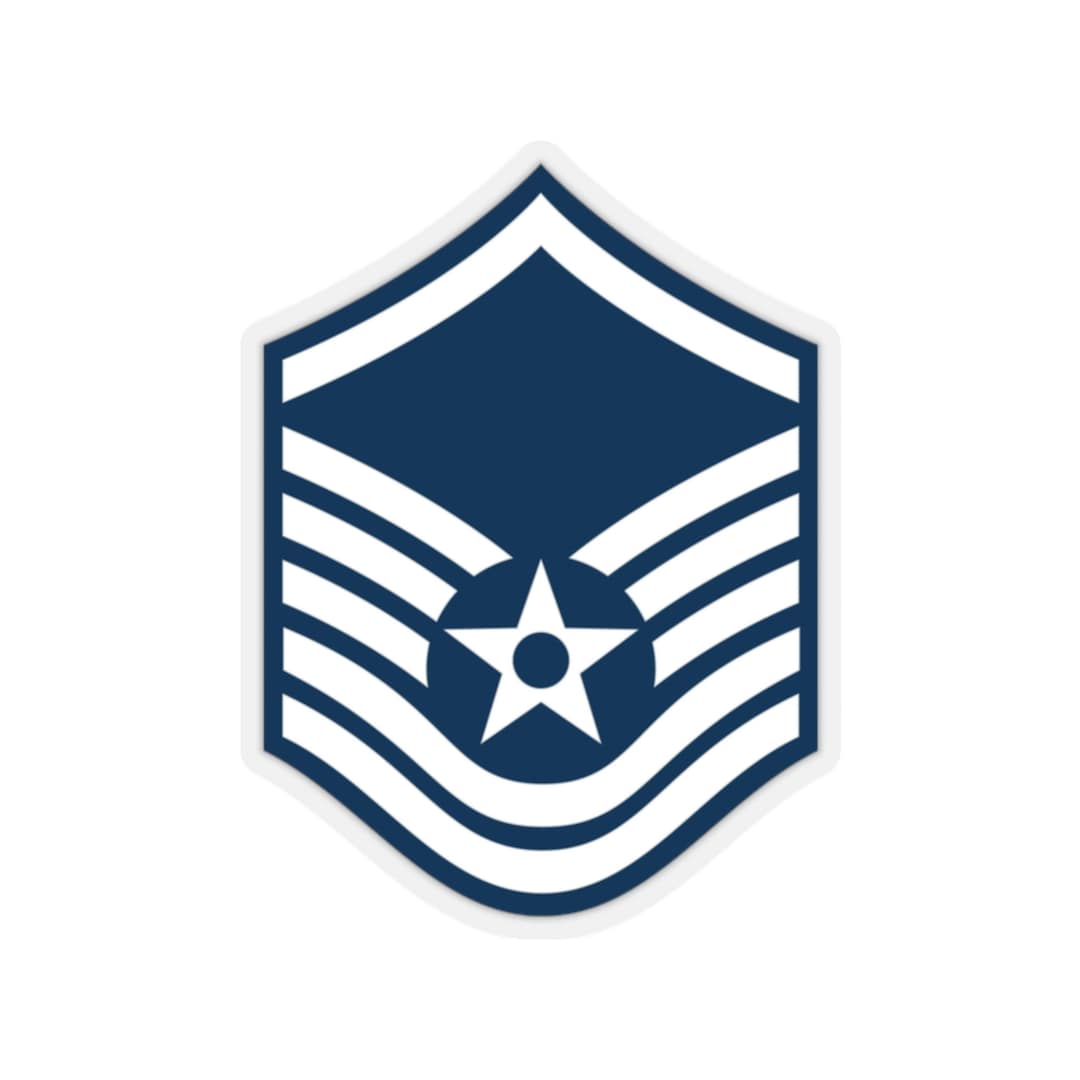 USAF Msgt Sticker | Msgt Release Party | Rank Insignia | USAF ...