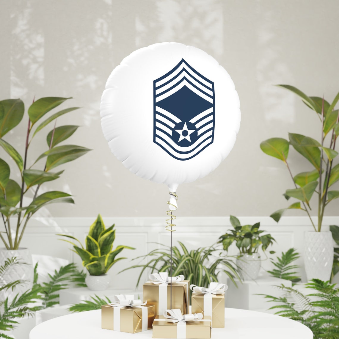 Cmsgt Balloon | Cmsgt Release Party | Rank Insignia | USAF Girlfriend Balloons| Helium Balloon ...