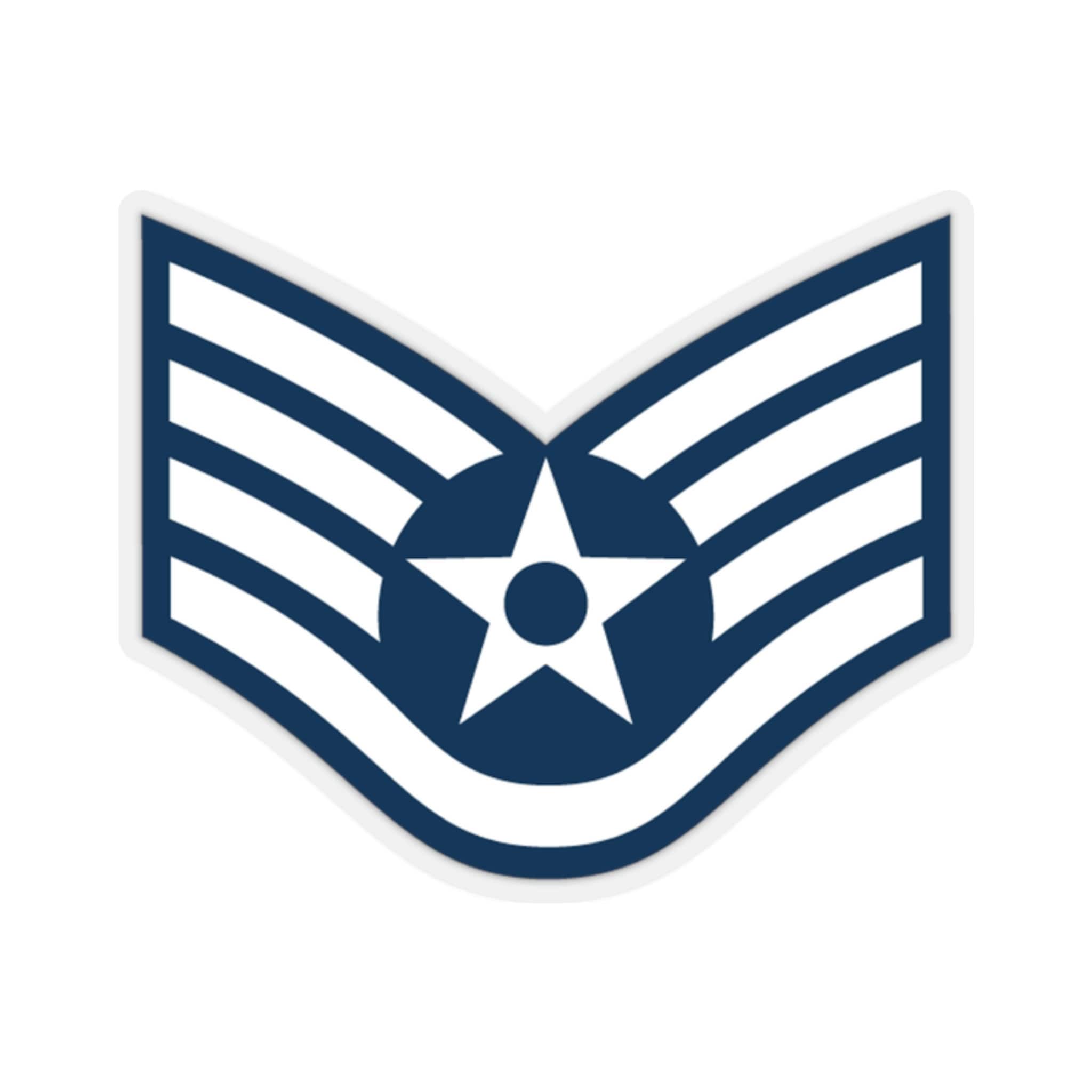 Ssgt Sticker | Ssgt Release Party | Rank Insignia | USAF Girlfriend - Etsy