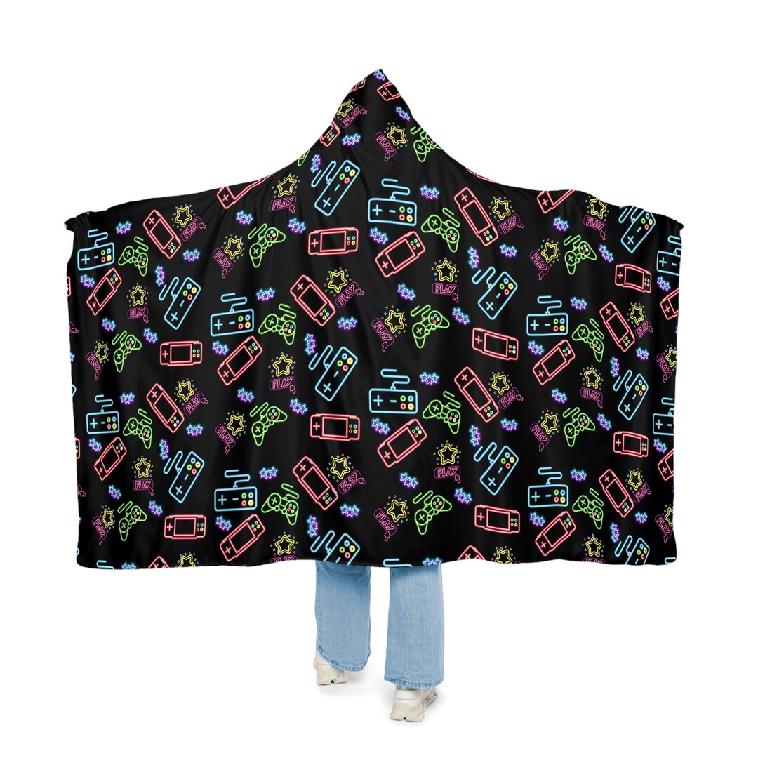 Level up Your Comfort With Our Gaming-inspired Hooded Blanket | the ...