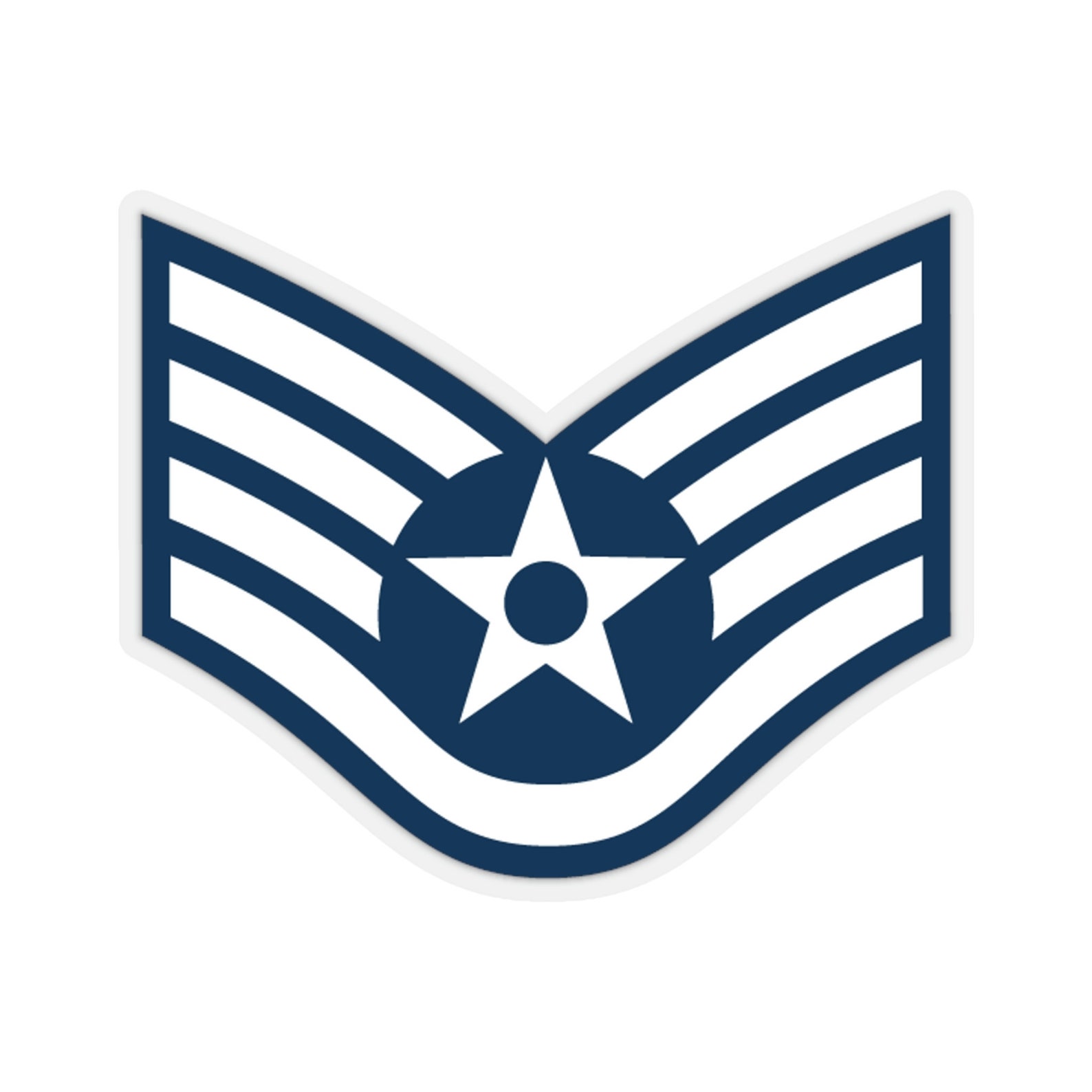 Ssgt Sticker | Ssgt Release Party | Rank Insignia | USAF Girlfriend - Etsy