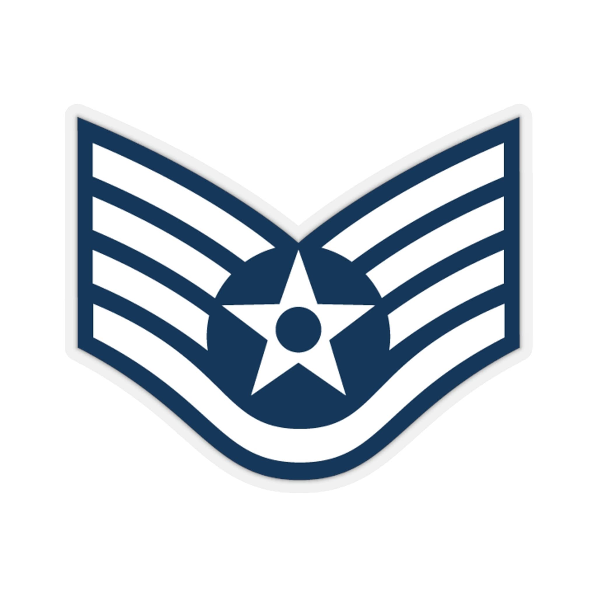 Ssgt Sticker | Ssgt Release Party | Rank Insignia | USAF Girlfriend - Etsy