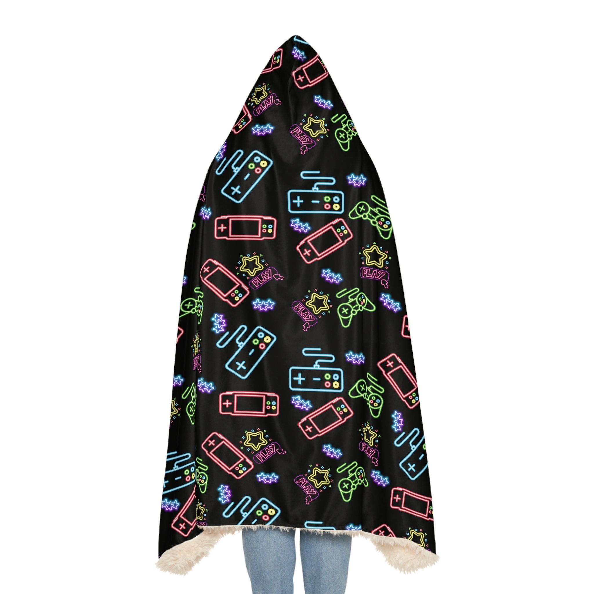 Level up Your Comfort With Our Gaming-inspired Hooded Blanket | the ...