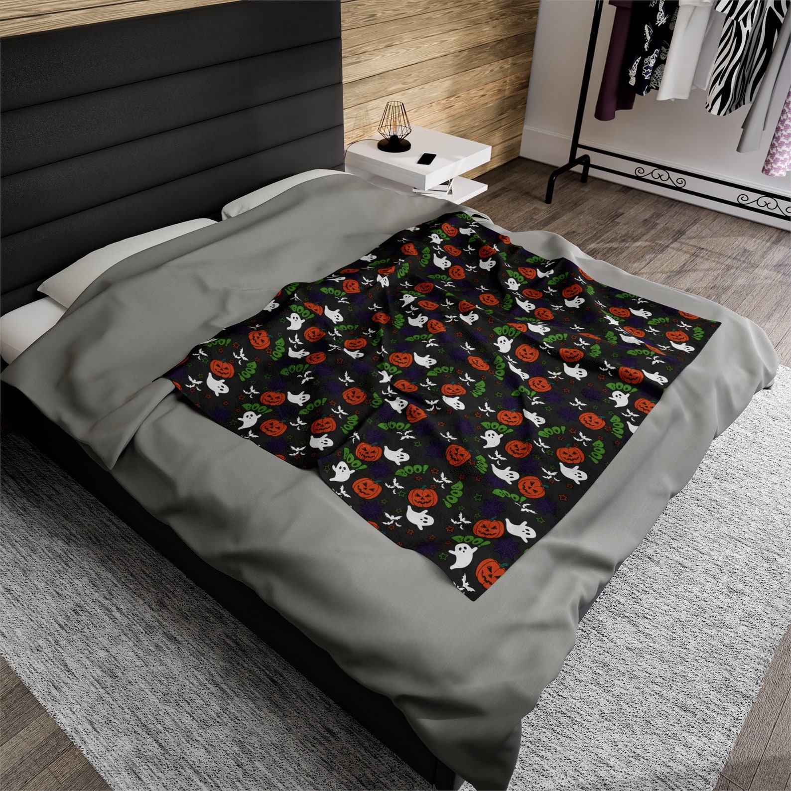 Haunted Dreams: Snuggle Into Halloween Magic With Our Velveteen Plush ...