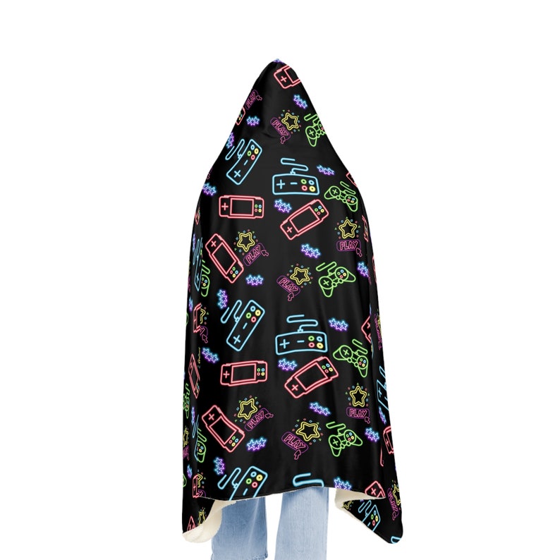 Level up Your Comfort With Our Gaming-inspired Hooded Blanket | the ...