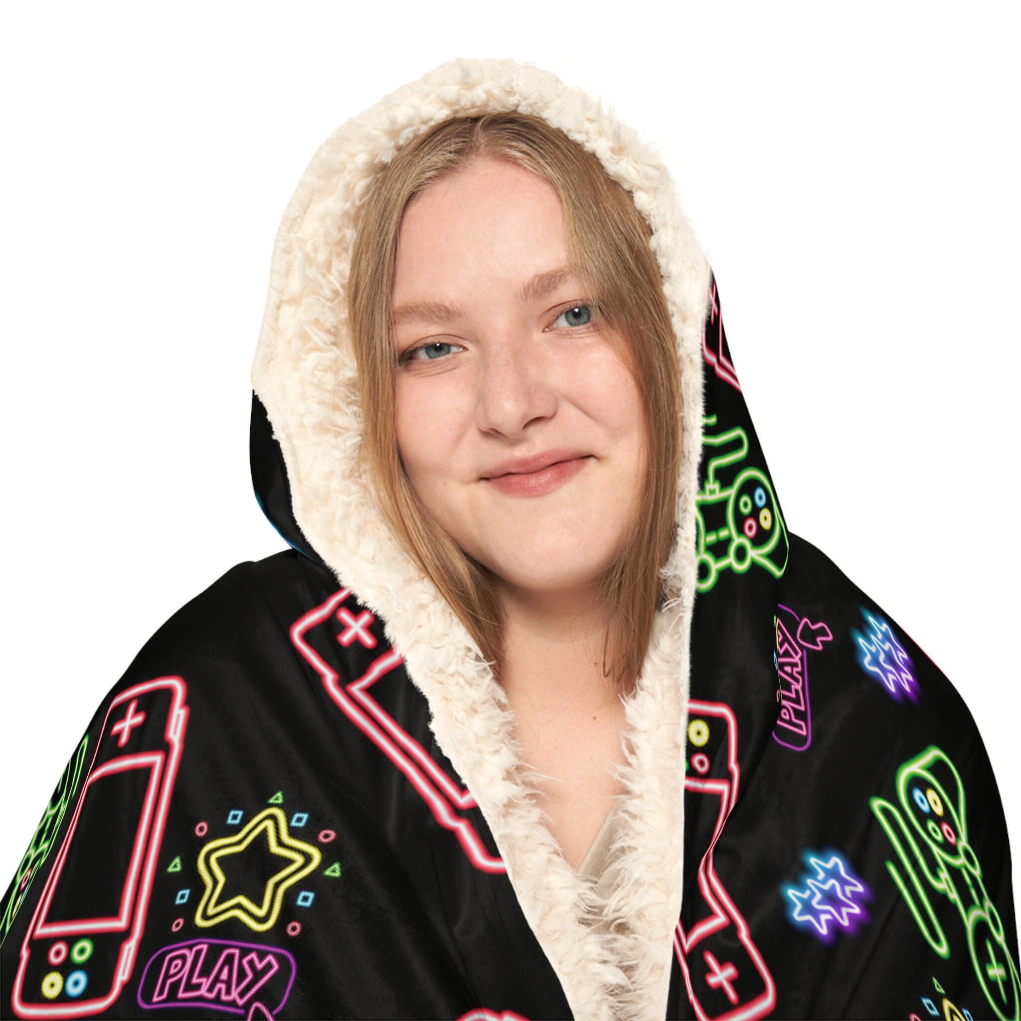 Level up Your Comfort With Our Gaming-inspired Hooded Blanket | the ...