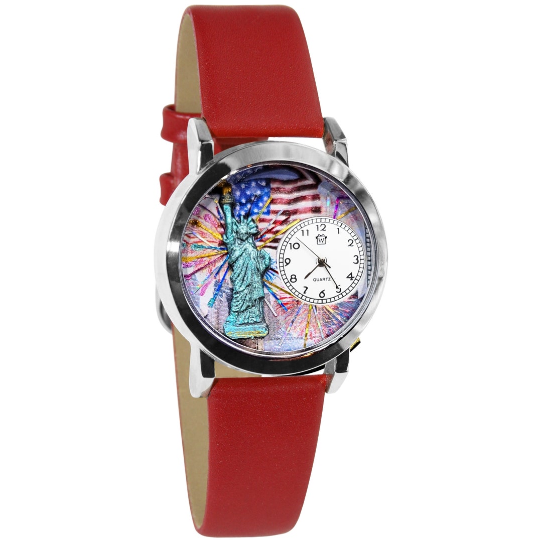 Statue of Liberty American Patriotic 3D Watch | Handmade in USA by ...