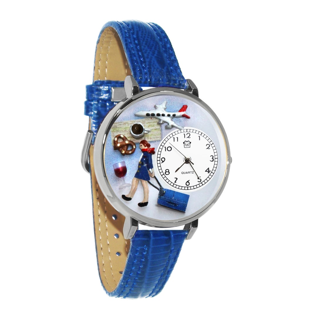 Flight Attendant 3D Watch | Choose Colors to Match Your Uniform ...